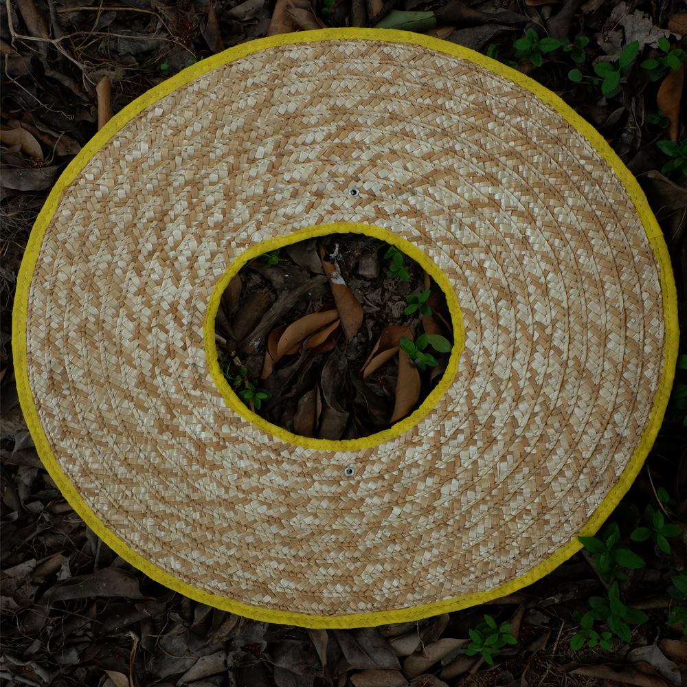 Sun Hat Brim Sun Cap Woven Brim Sun Shade Hat Visor Safety Sun ...