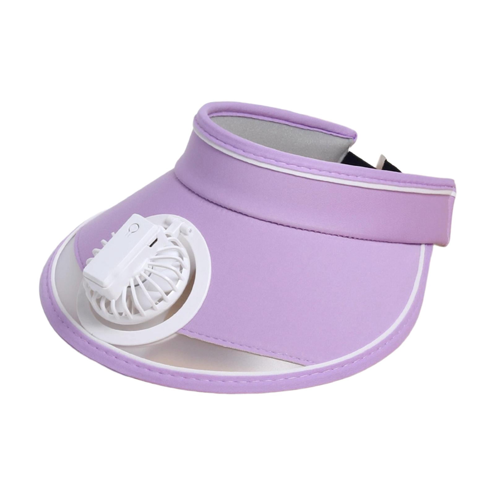 Sun Hat Built Fan Hat Breathable Casual Adjustable Wide Brim Visors Hat ...