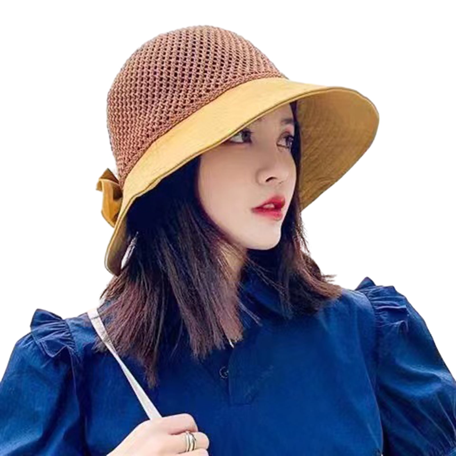 Sun Hat - Foldable Wide Brim Floppy Girls Hat - Beach Women Summer Hat ...
