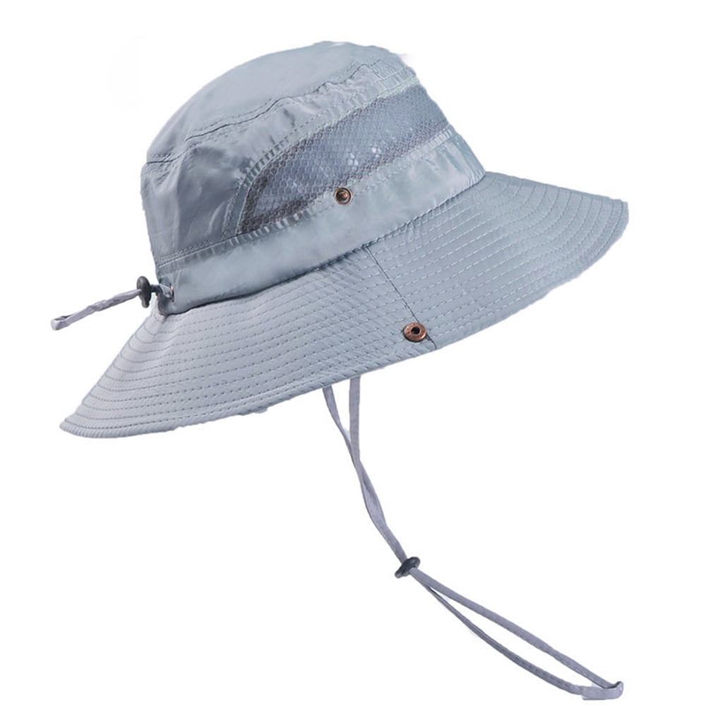 Sun Hat for Men Women Bucket Hat with String Cooling Hat Heatstroke Ice ...