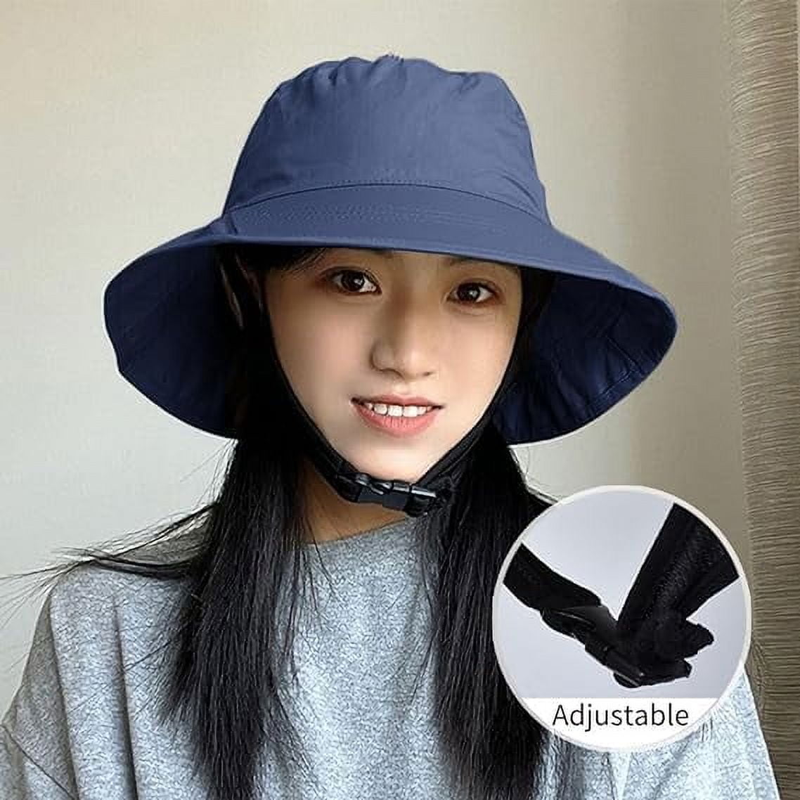 Sun Hat, Surf Hat, Polyester and Nylon Waterproof Bucket Hats with Chin ...