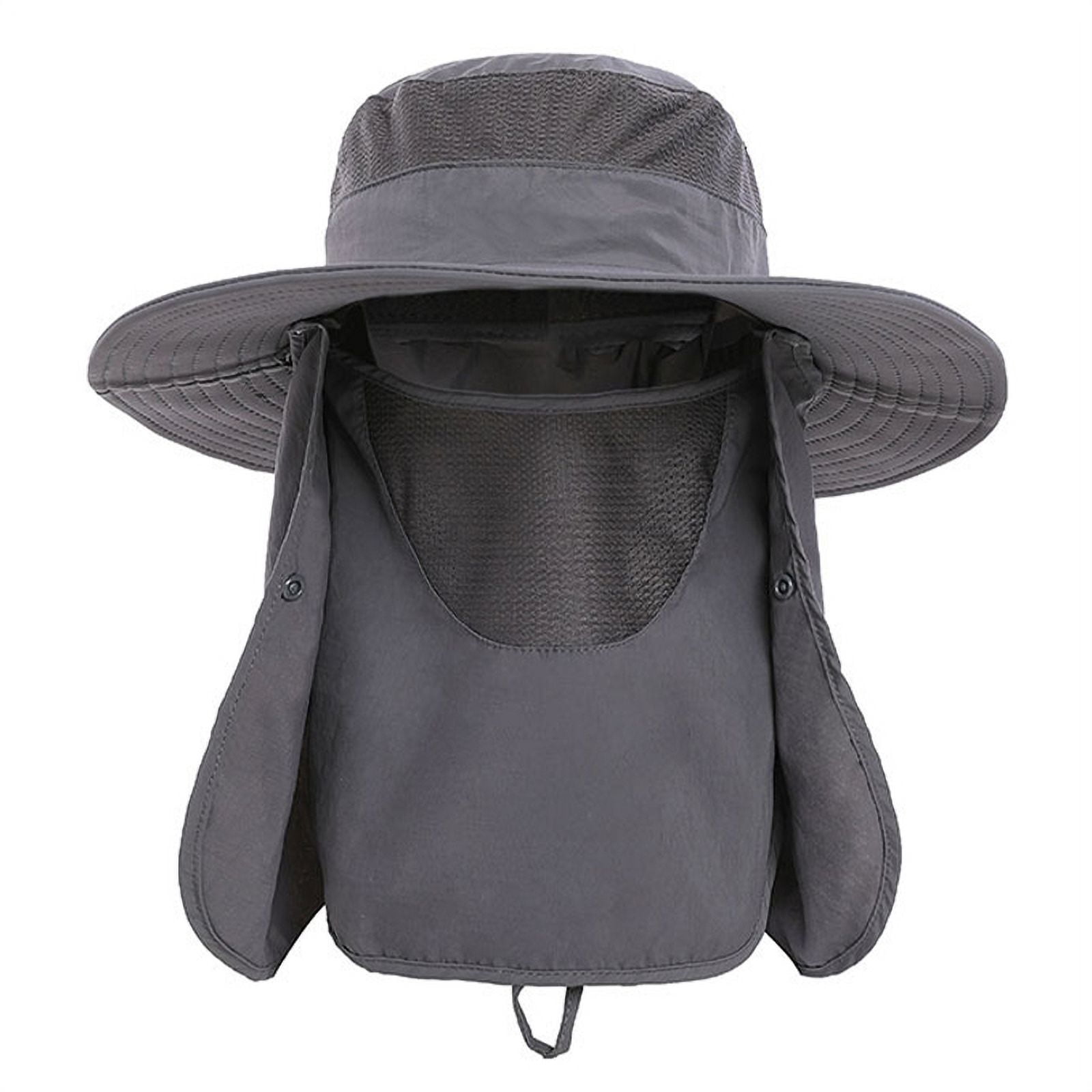 Sun Hat UV Protection Cap Wide Brim Nylon Breathable Quick Dry UPF 50 ...
