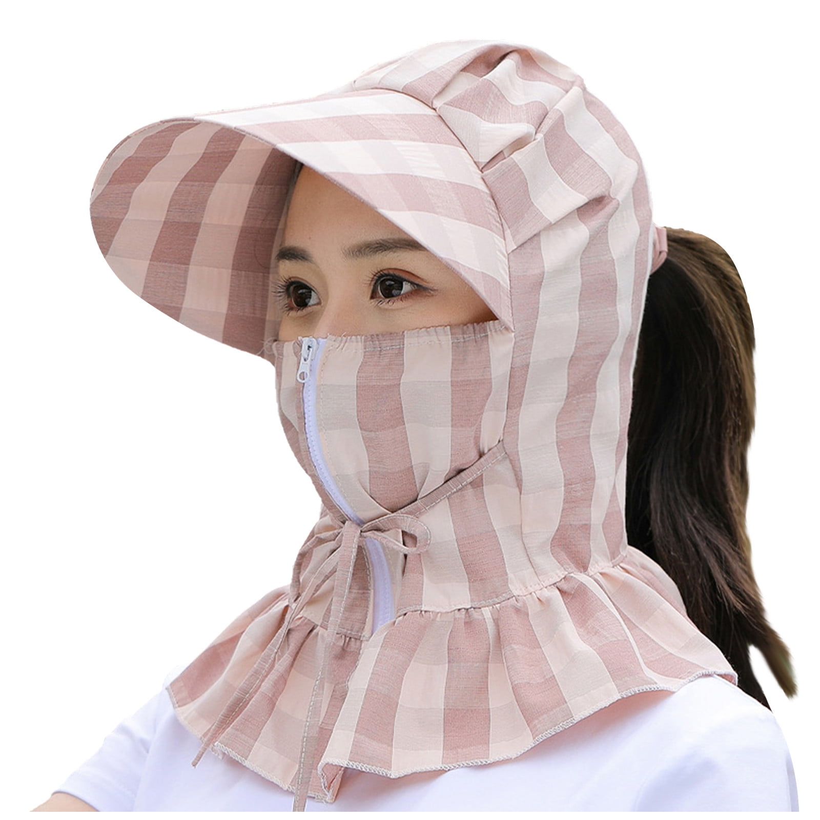 Sun Hat Wide Brim Fishing Hats, Multi-Function Sun Protection Neck Flap ...