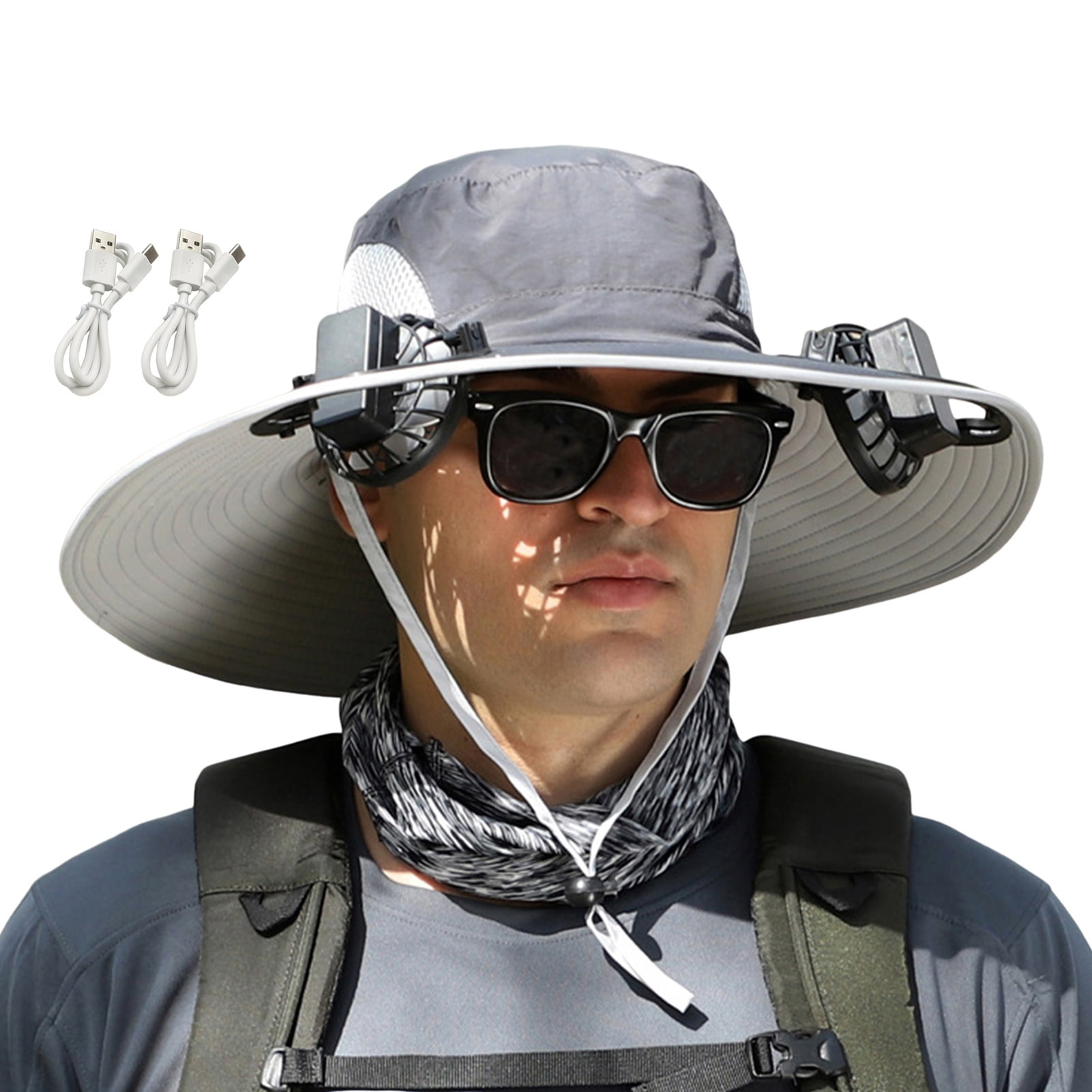 Sun Hat with Breathable Mesh Design Adjustable Cord Wide Brim Sun Hat ...
