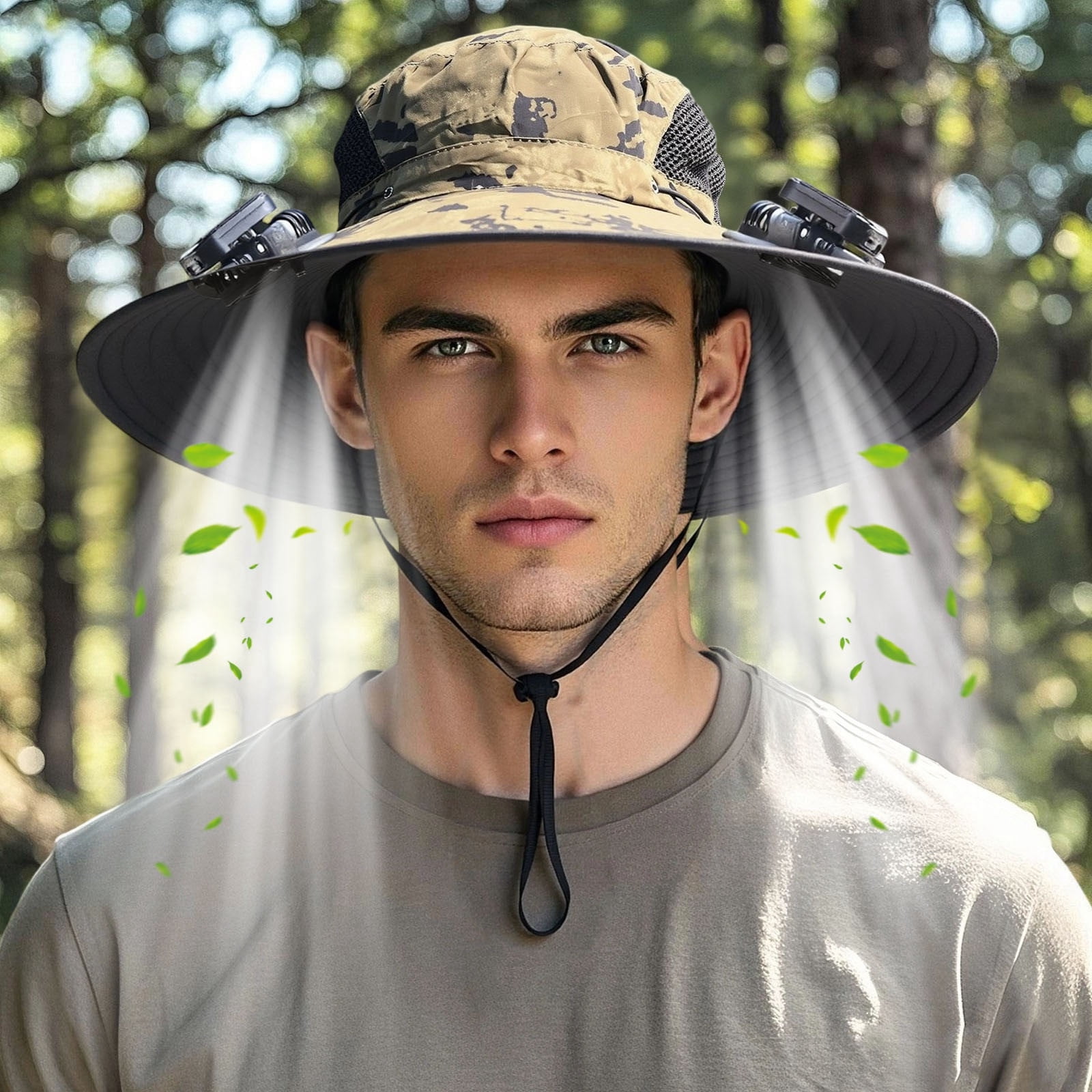 Sun Hats For Women Men UPF 50+ Wide Brim Summer Outdoor Beach Sun Hat ...