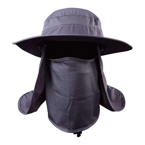 Sun Hats Hat Neck Cover Ear Flap UV Sun Protection Fishing Cap Summer ...