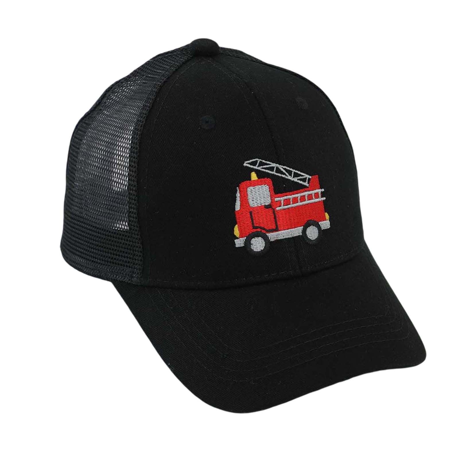 Sun Hats Kids Baseball Cap With Excavator Print Sun Hat Outdoor Summer ...