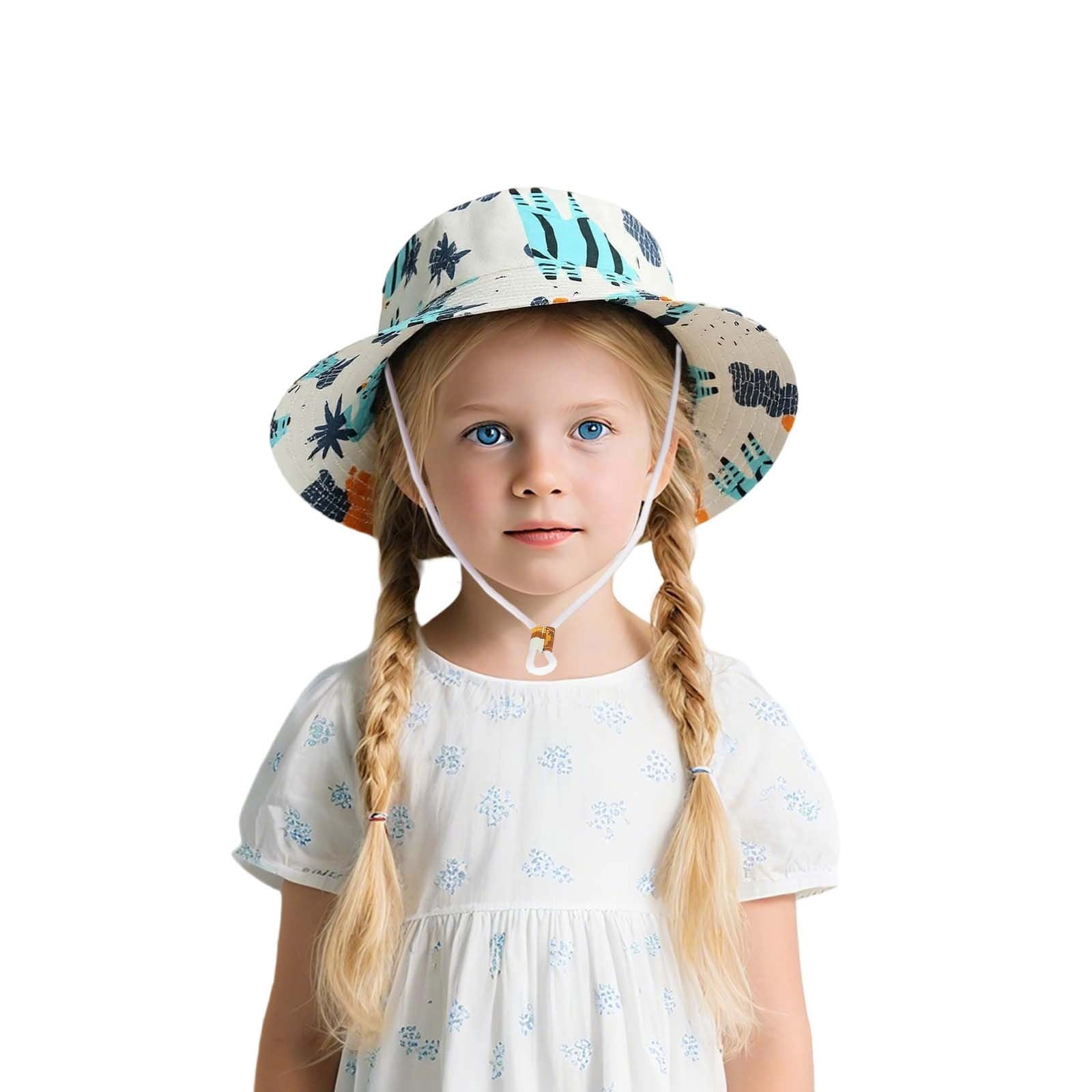 Sun Hats for Kids Kids Boys and Girls Adjustable Sun Hat Outdoor Casual ...