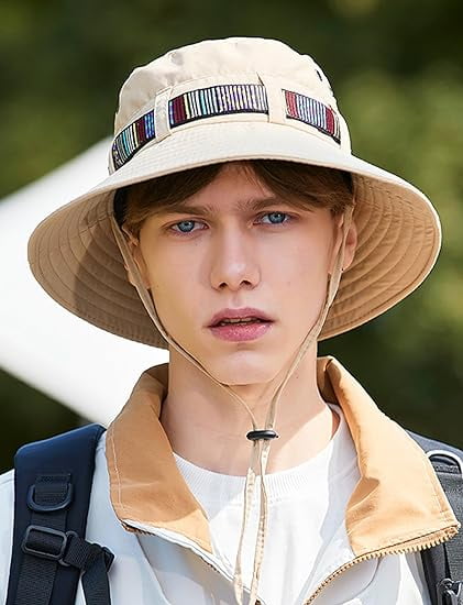 Sun Hats for Men, Fishing Hats for Men, Summer Fashion Nylon Big Brim ...