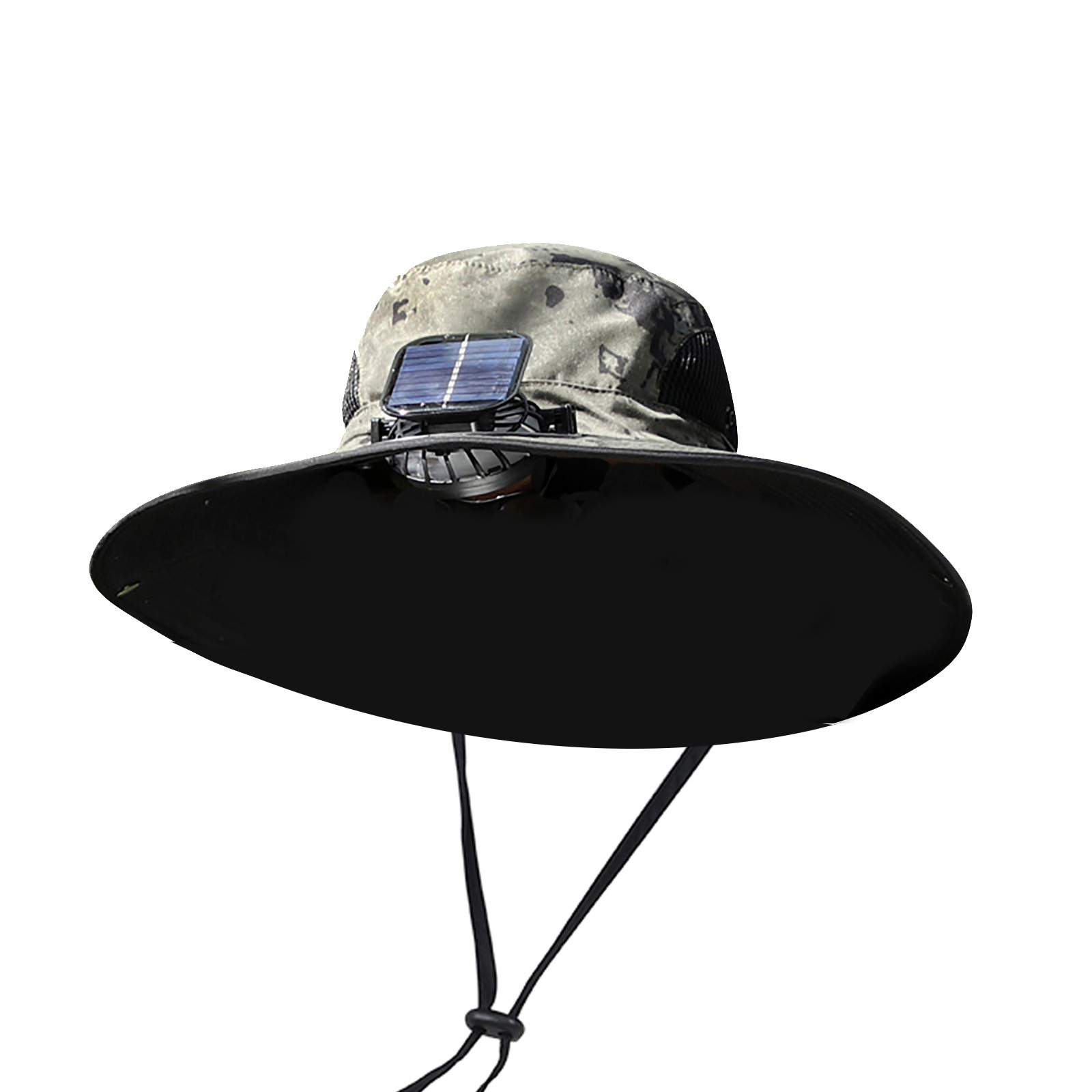 Sun Hats for Men Solar Small Fan Multi Purpose Removable Rechargeable ...