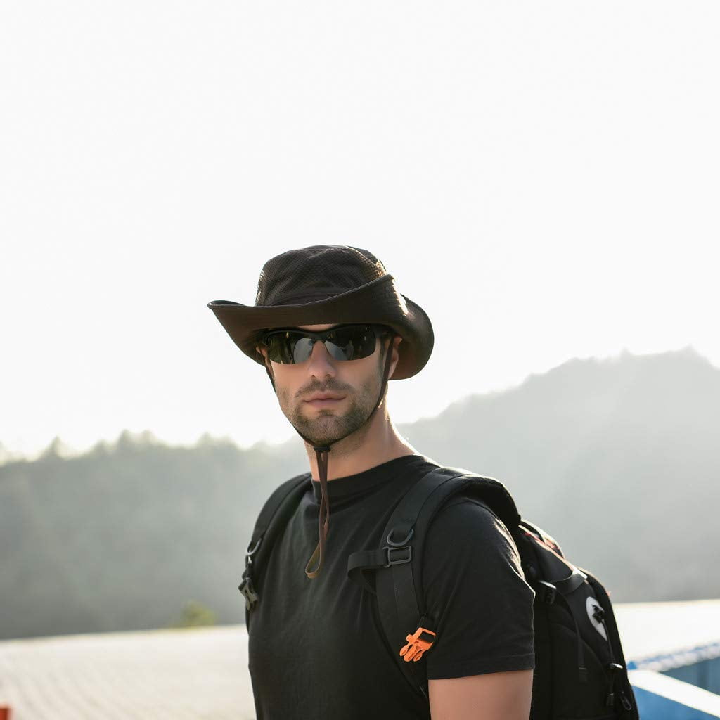 Sun Hats for Men, Summer Folding Packable Baseball Cap, Sun Protection ...