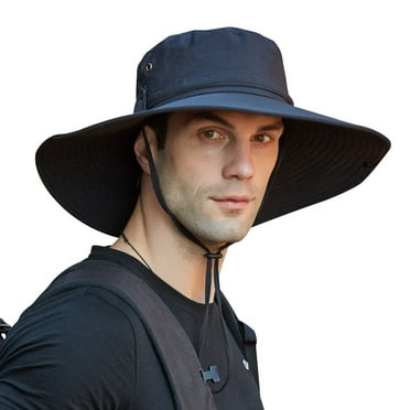 SUN CUBE Wide Brim Sun Hat with Neck Flap, Fishing Hiking for Men Women ...