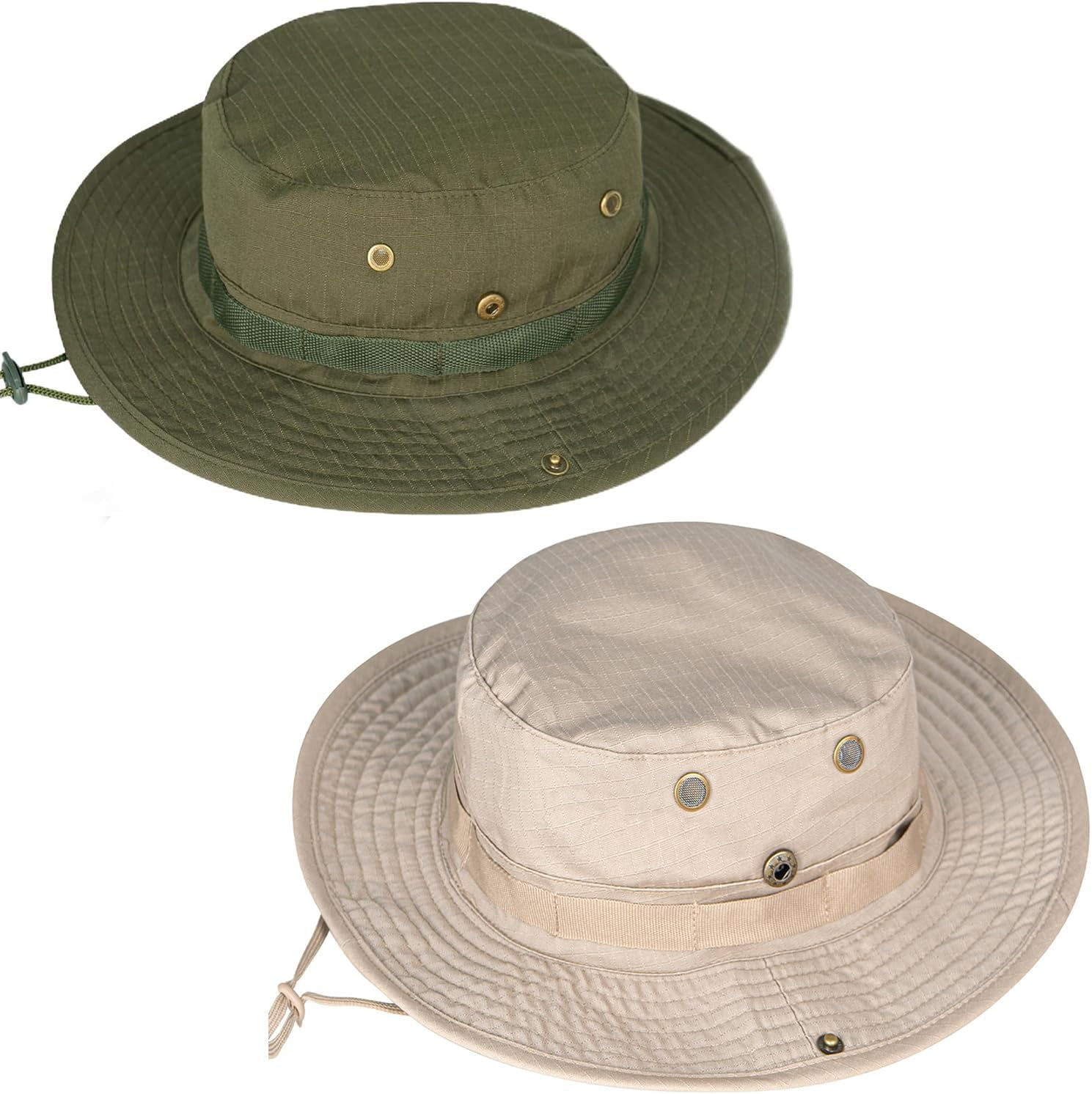 Sun Hats for Men Women Boonie Hat UPF 50+ Bucket Hat Wide Brim UV ...