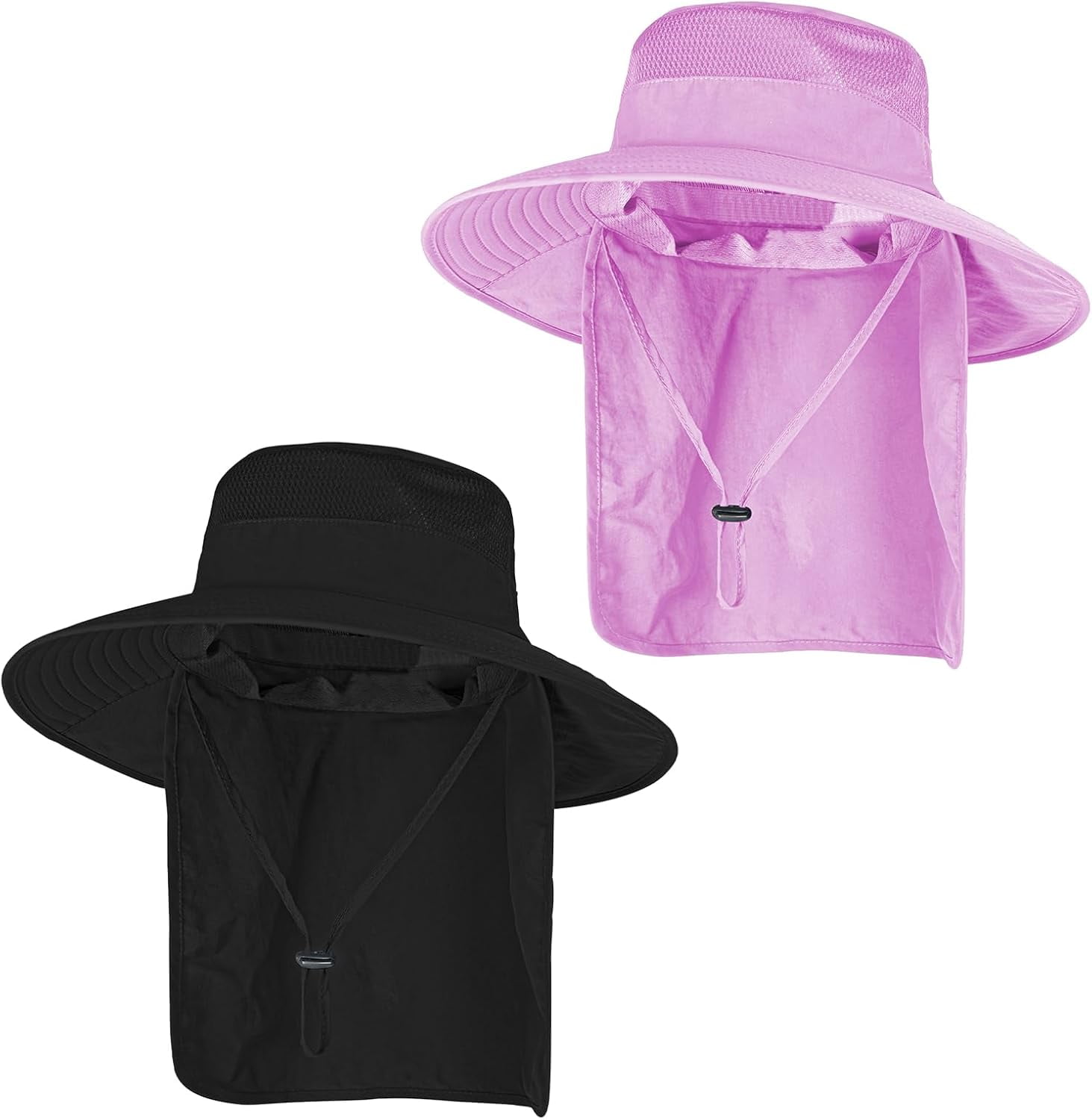 Sun Hats for Men Women Fishing Hat Breathable Wide Brim Bucket Hats ...