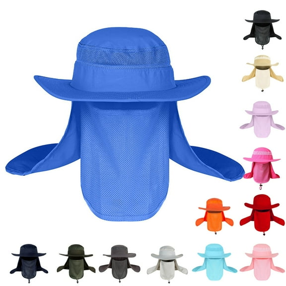 2PACKS Sun Hats for Men Women Fishing Hat UPF 50+ Breathable Wide Brim ...