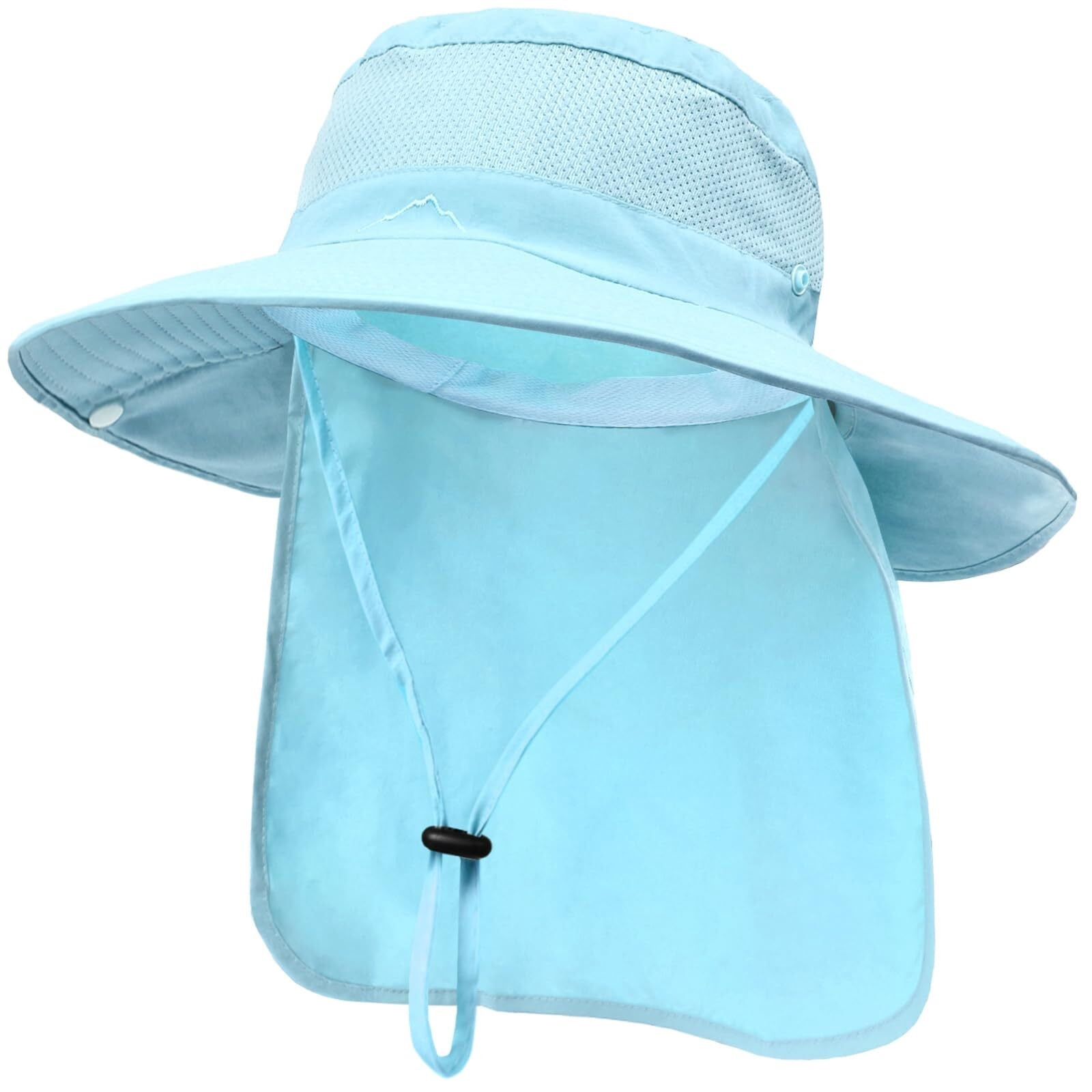 Sun Hats for Men Women Fishing Hat with Neck Flap,UPF 50+ Sun Hat ...