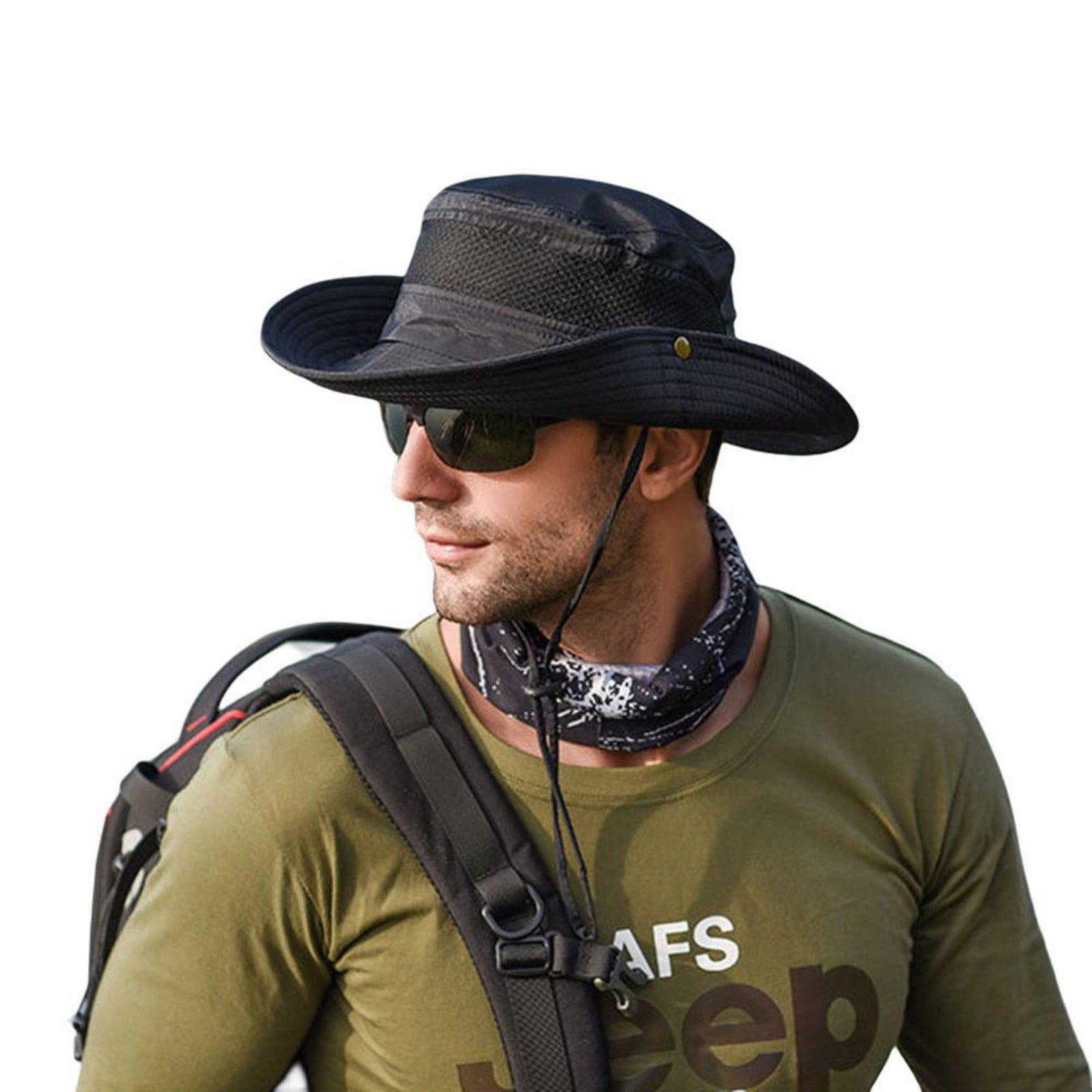 Sun Hats for Men and Women, Bucket Hat for Fishing Hiking Garden Lawn ...