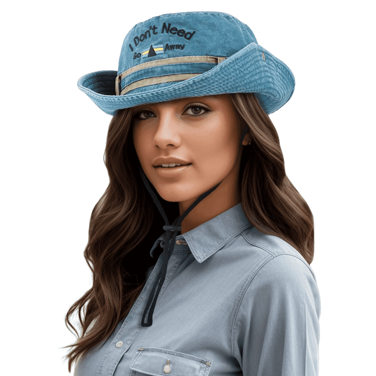 Wowstyle Sun Hats for Women UPF 50+ Bucket Hat Adjustable Blue Denim ...
