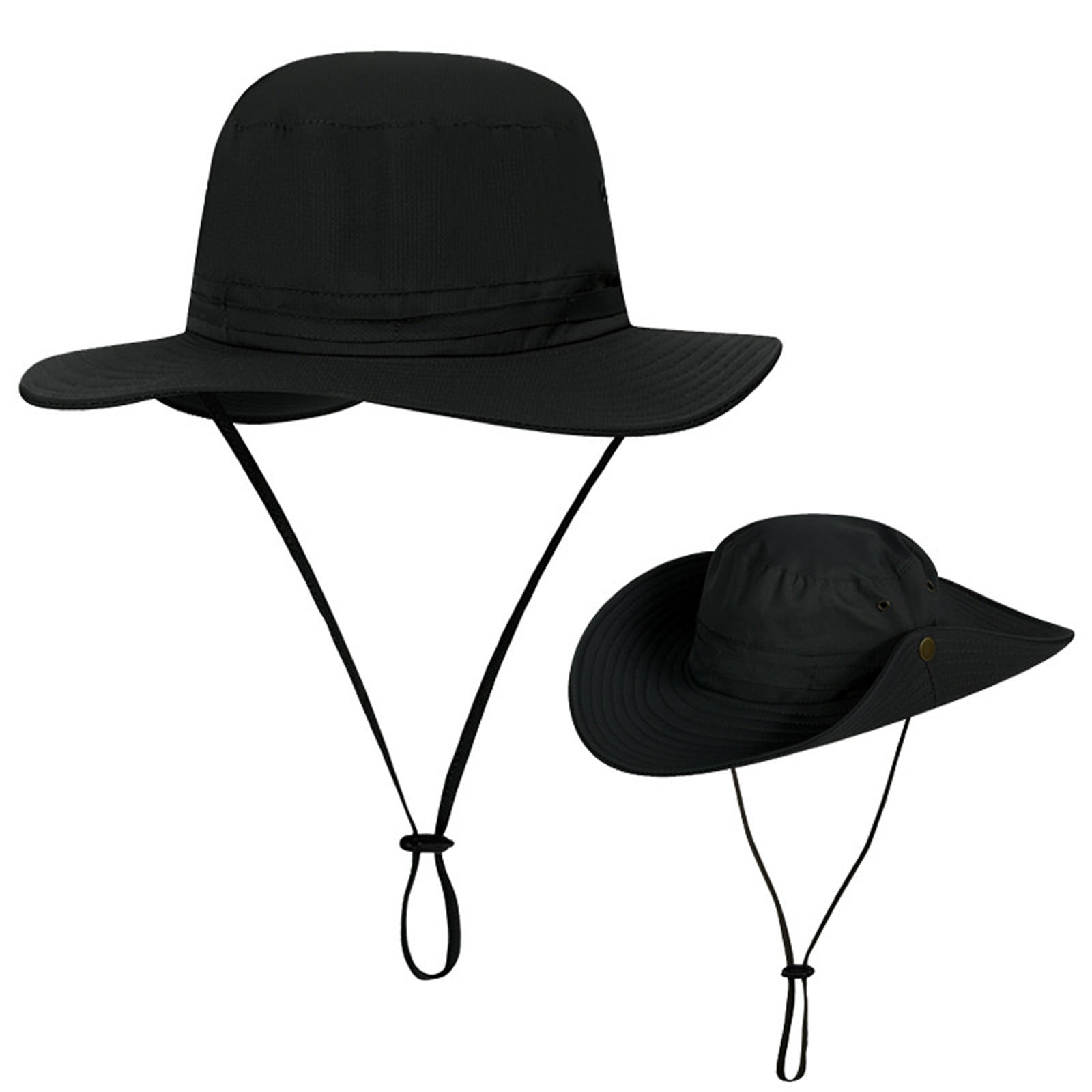 Sun Hats for Women, UPF 80+ Beach Summer Hat Wide Brim Packable Cowboy Hat - Walmart.com