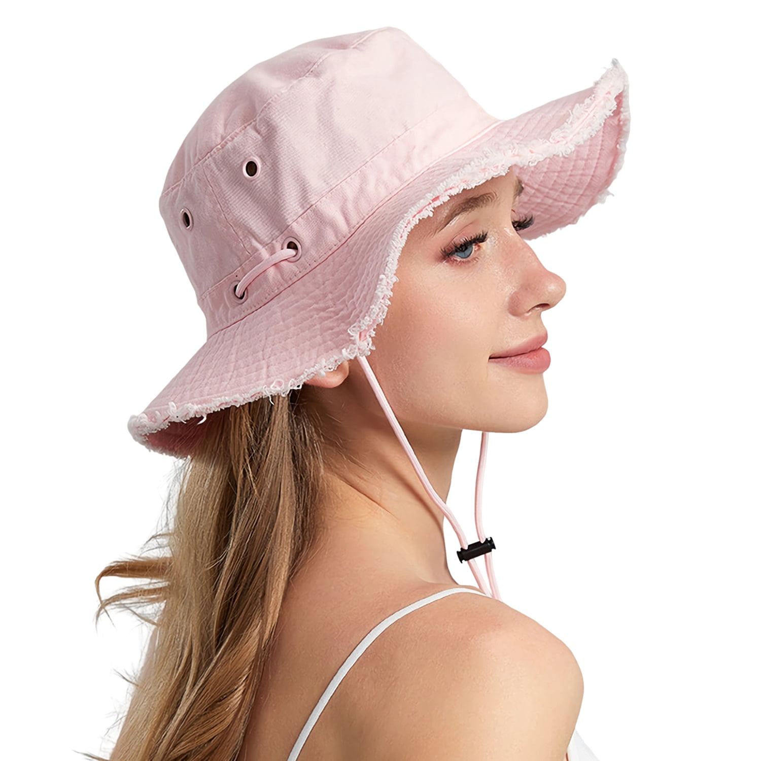 Sun Hat for Women UV Protection Breathable Wide Brim Bucket Hat for ...