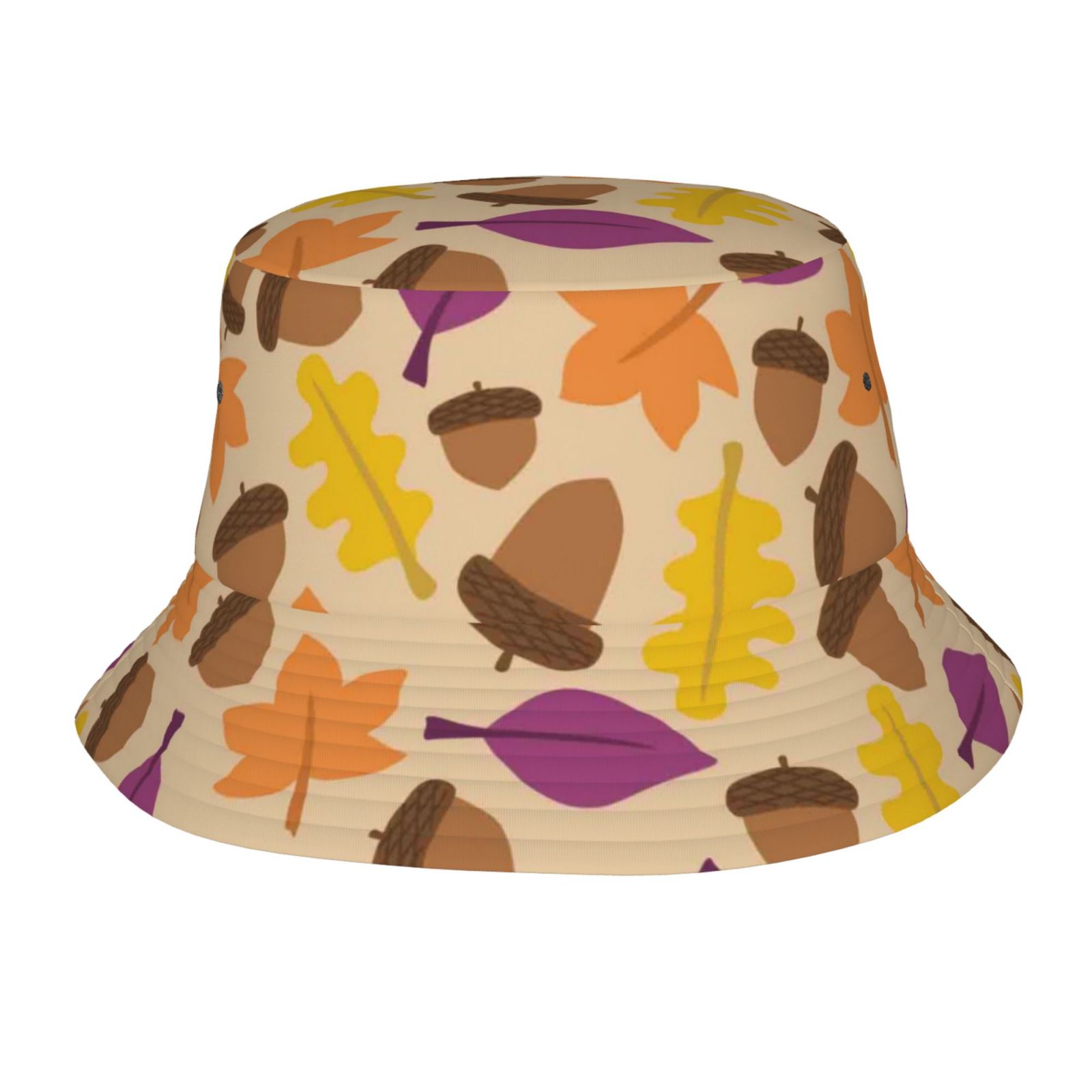 Sun Hats for Women and Men Acorn Autumn Fall Leaf Leaves Packable ...
