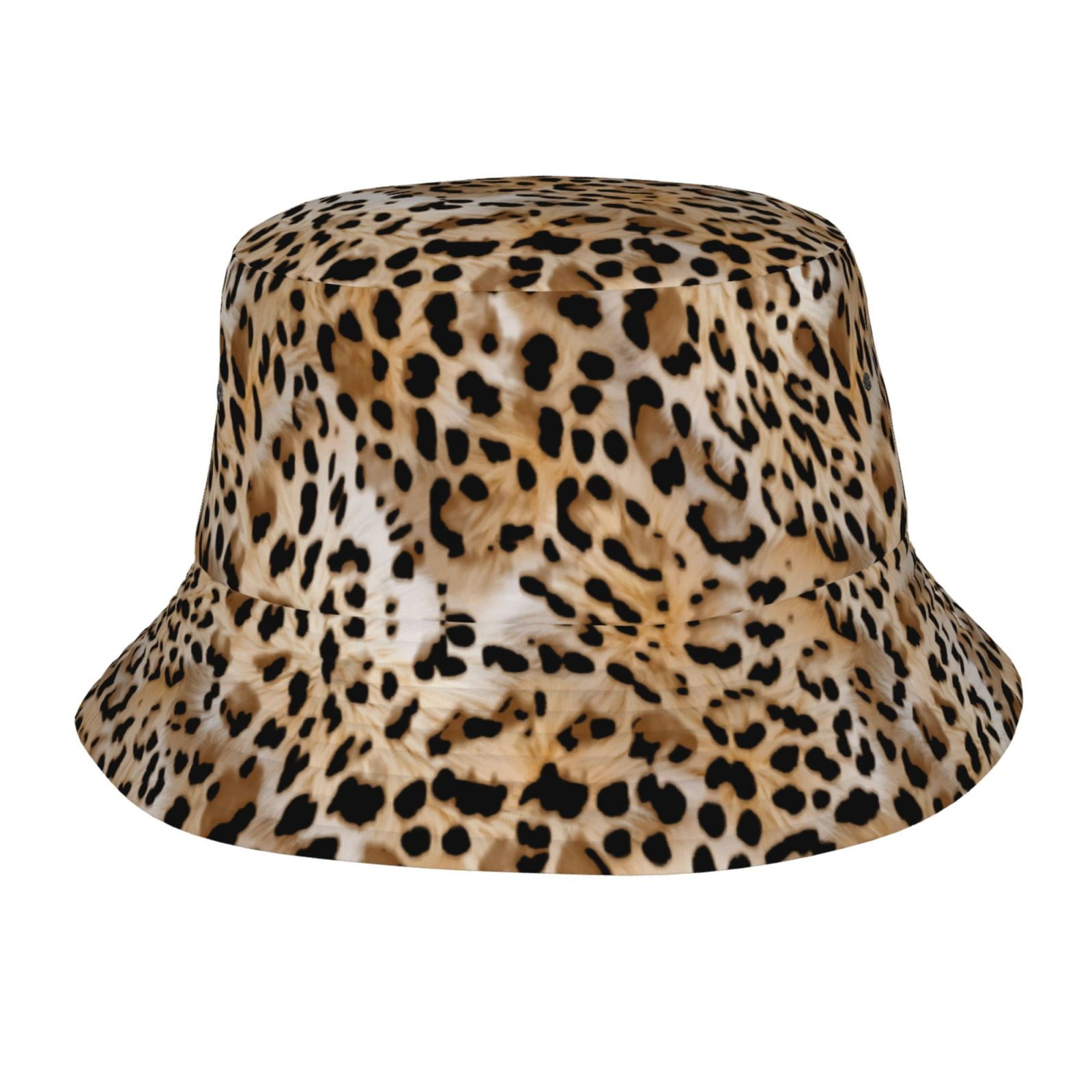Sun Hats for Women and Men Colorful leopard print cool Packable Bucket ...