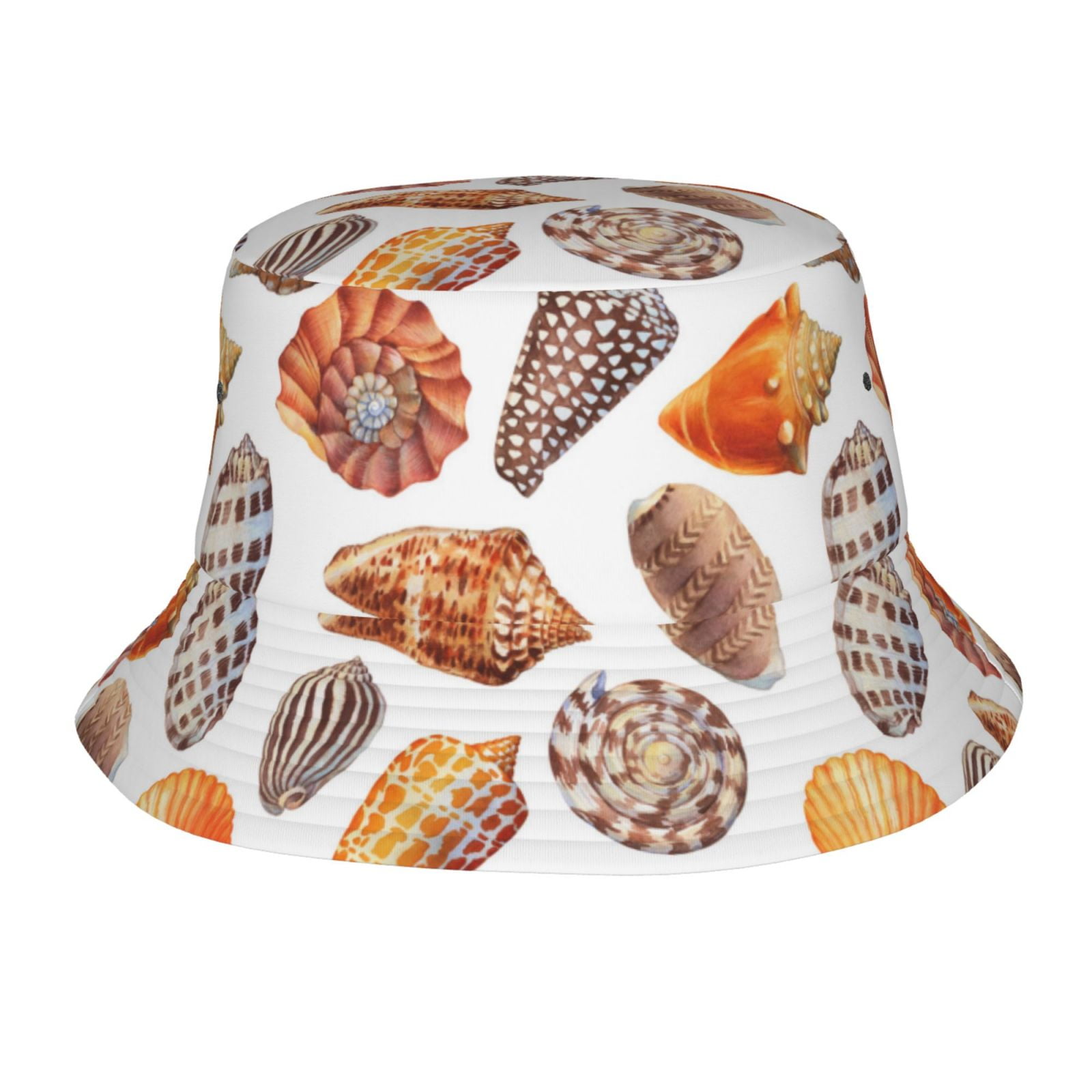 Sun Hats for Women and Men Conch Shell No.J914 Packable Bucket Hat, Sun ...