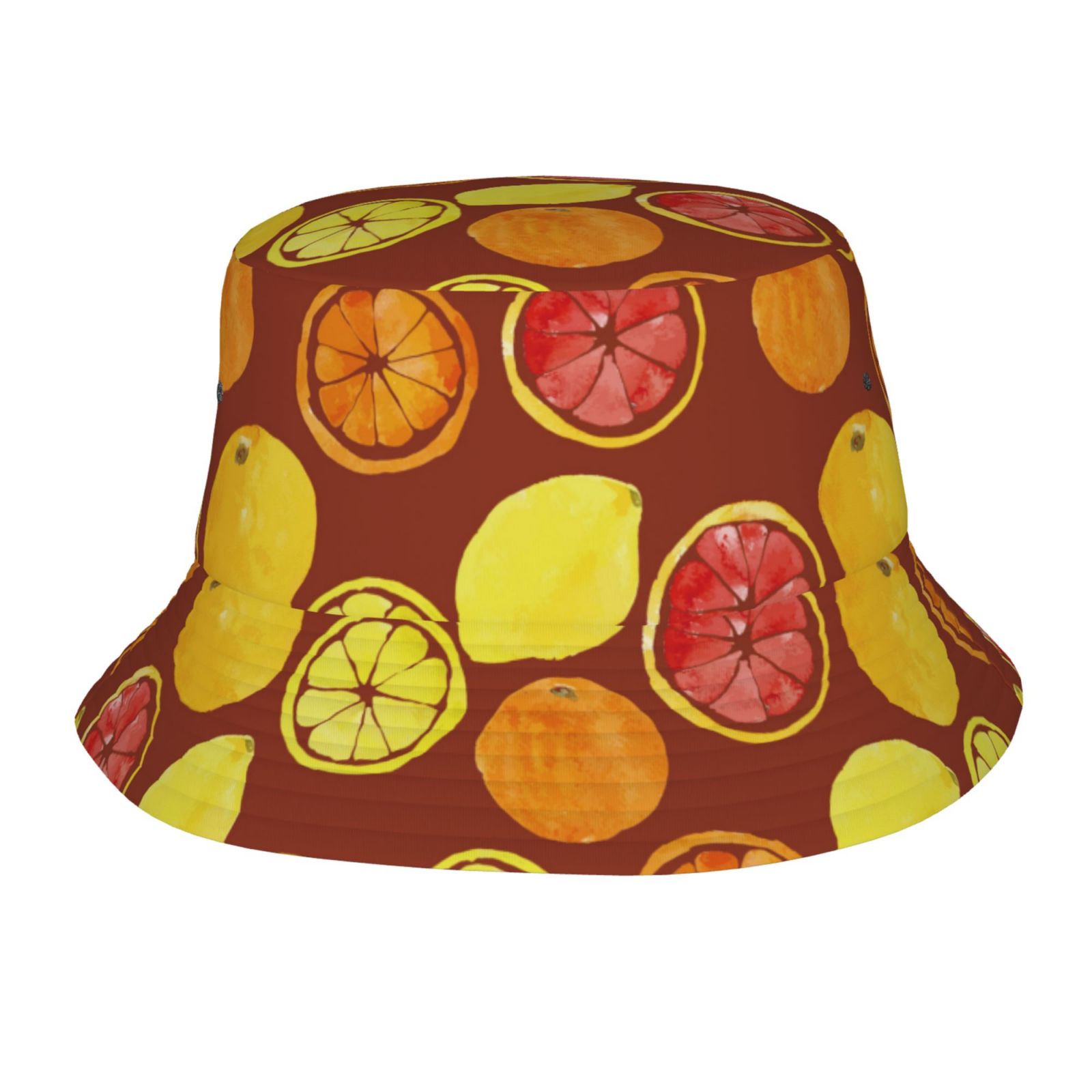 Sun Hats for Women and Men Fruit Collage Packable Bucket Hat, Sun ...