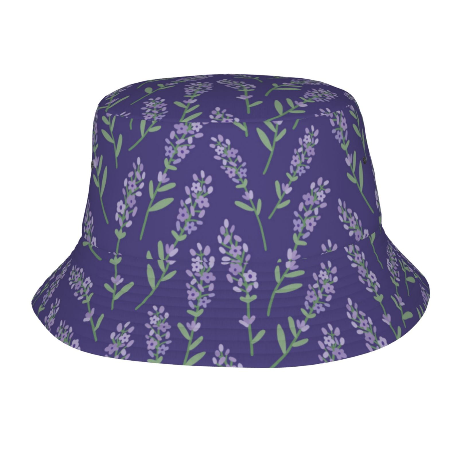 Sun Hats for Women and Men Lavender Flowers Light Purple Packable ...