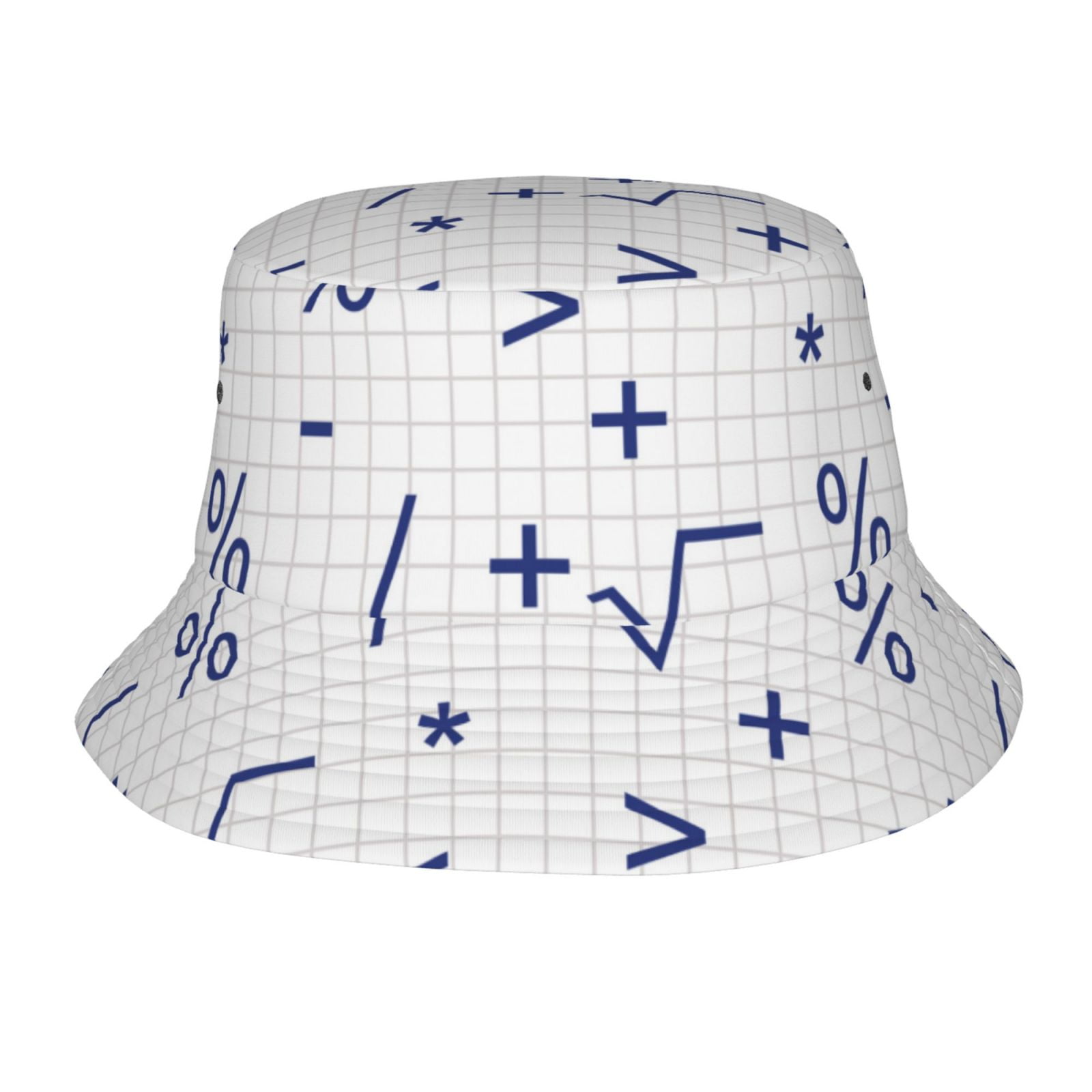 Sun Hats for Women and Men Math Symbol Print comical Packable Bucket ...