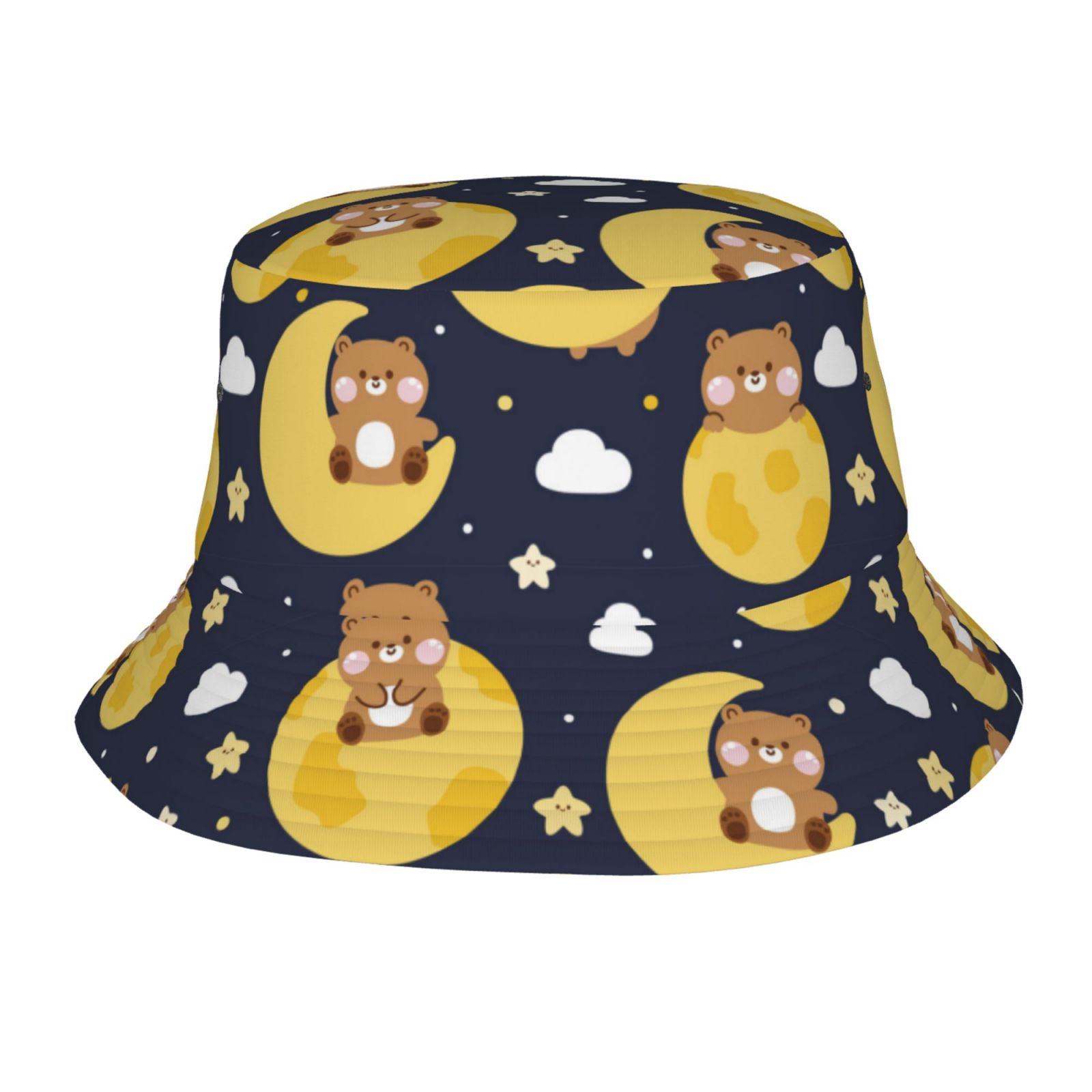 Sun Hats for Women and Men Moon bear Packable Bucket Hat, Sun Protction ...
