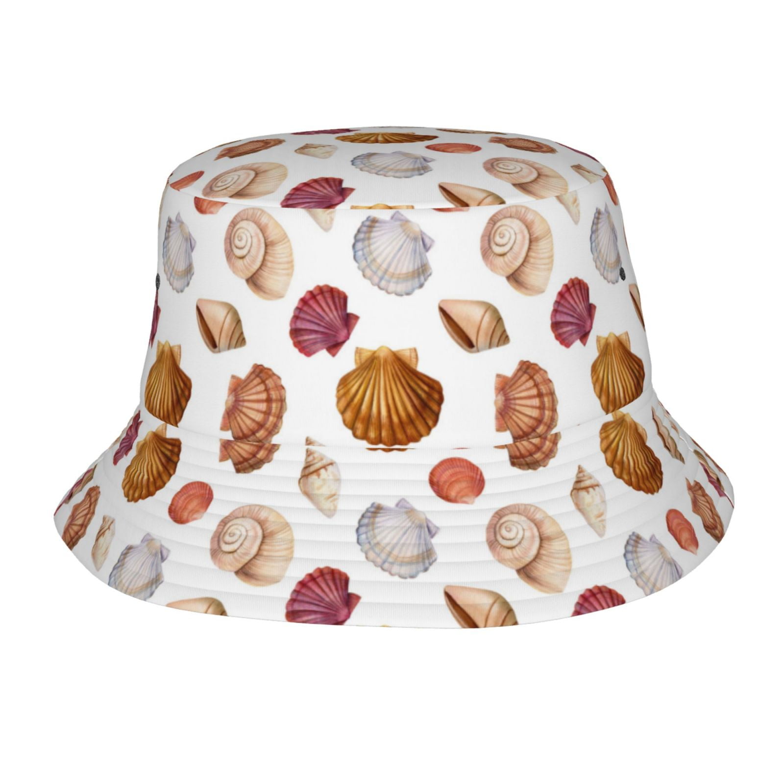 Sun Hats for Women and Men Shell Conch Packable Bucket Hat, Sun ...
