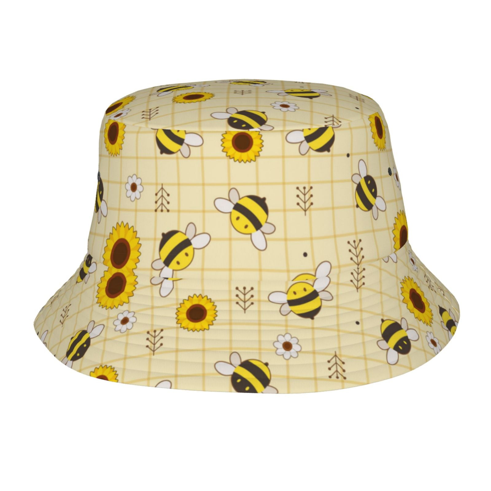 Sun Hats for Women and Men Sunflowers Beautiful Packable Bucket Hat ...