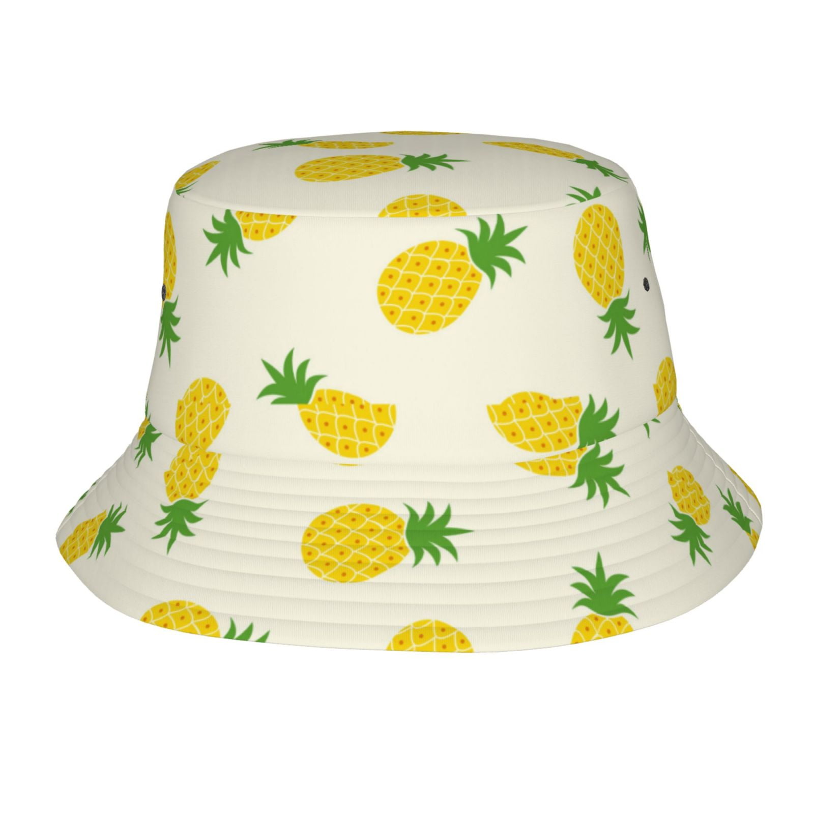 Sun Hats for Women and Men Sweet Pineapple Packable Bucket Hat, Sun Protction Summer Beach Hat ...