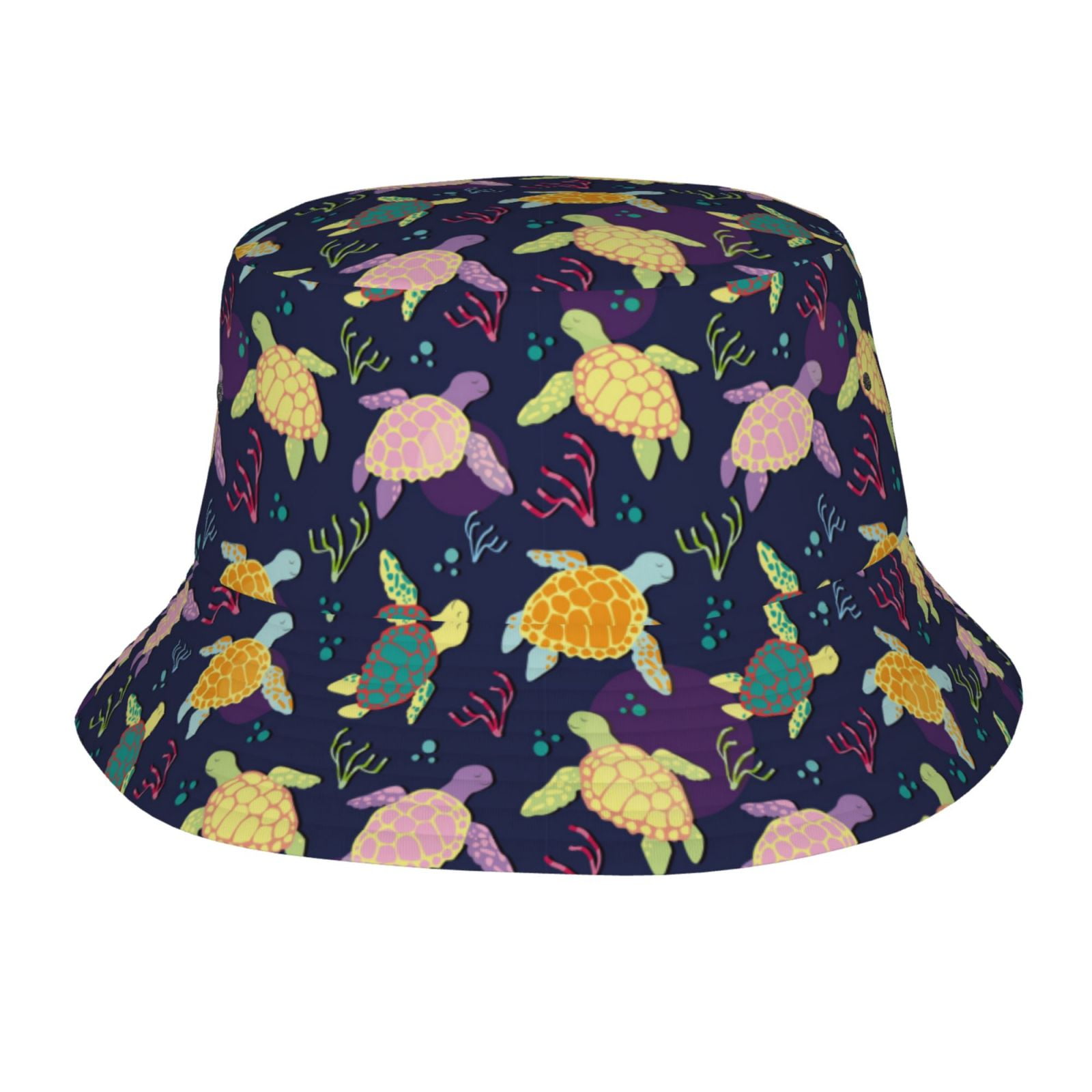 Sun Hats for Women and Men Turtle print A Packable Bucket Hat, Sun ...