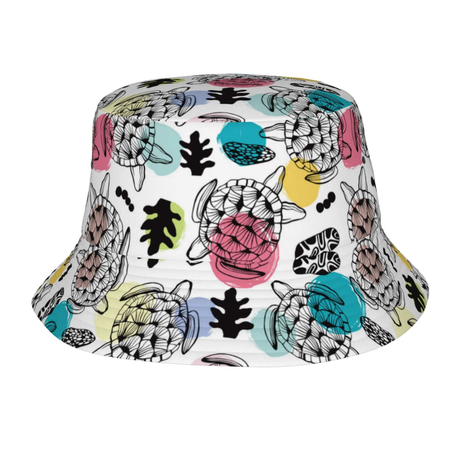 Sun Hats for Women and Men Turtle print D Packable Bucket Hat, Sun ...