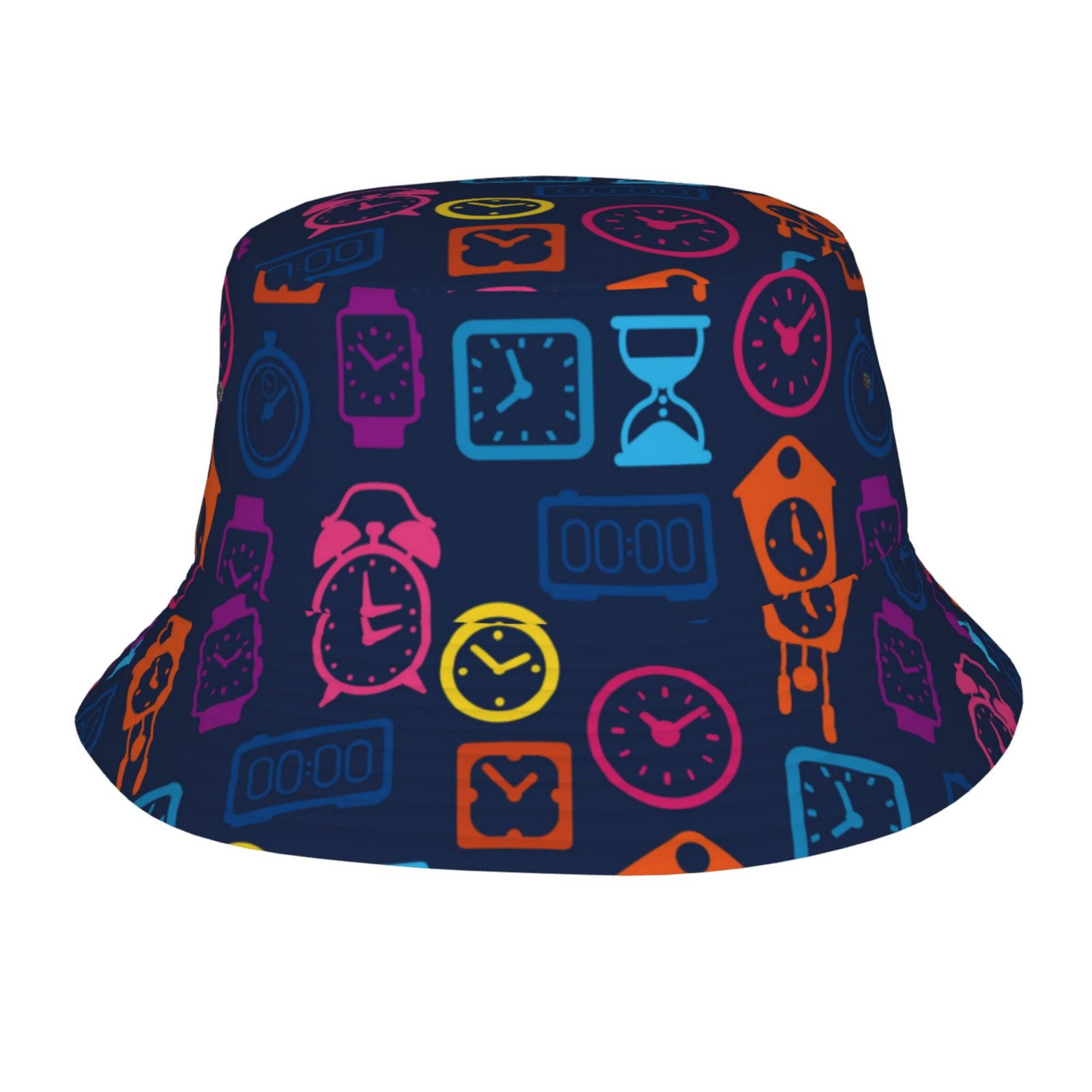 Sun Hats for Women and Men color clock Packable Bucket Hat, Sun ...