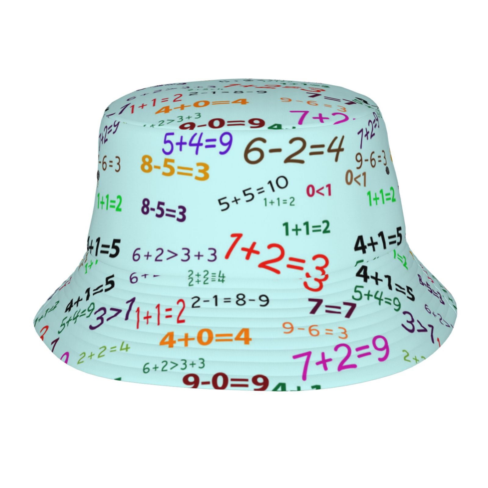Sun Hats for Women and Men colorful equation formula Packable Bucket ...