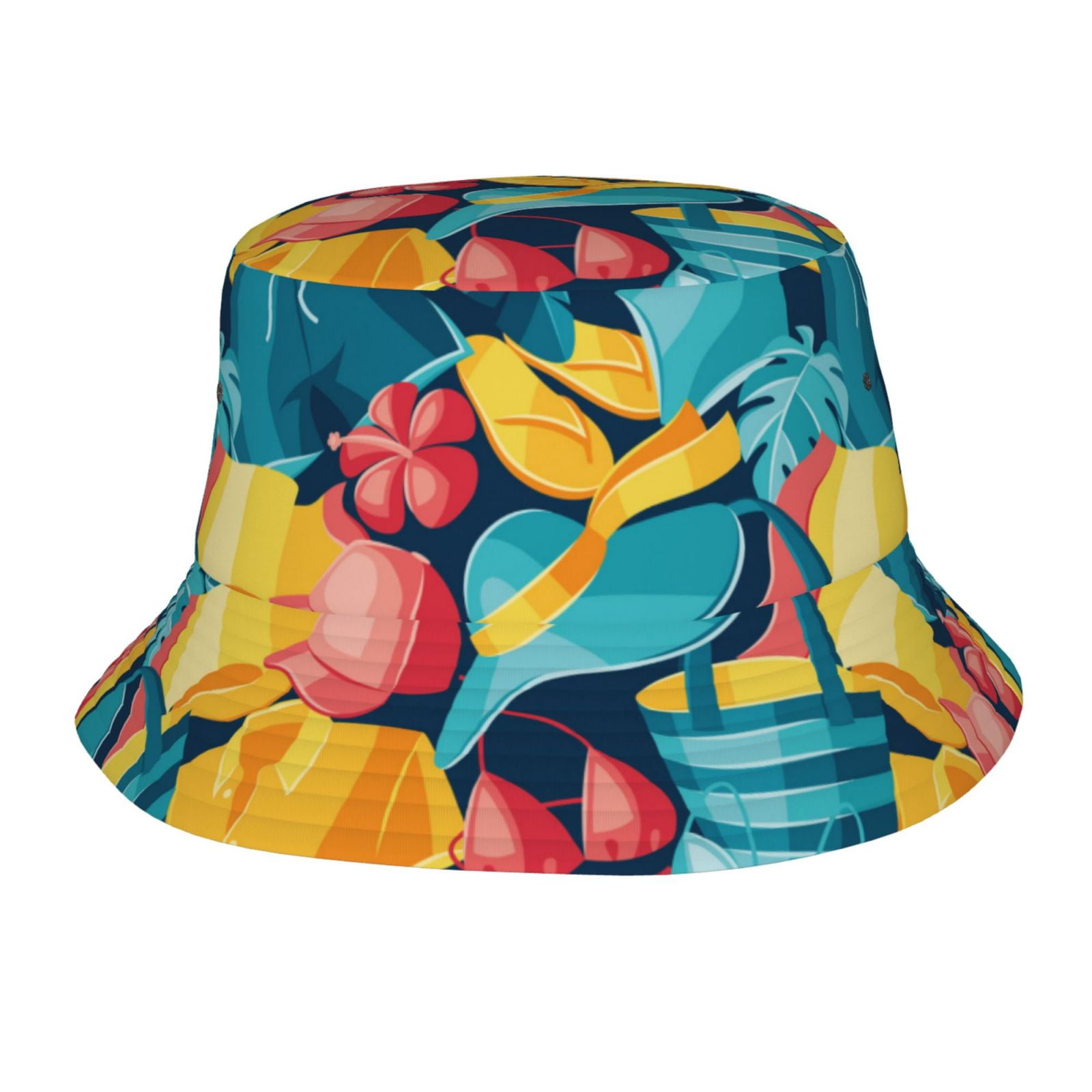 Sun Hats for Women and Men colorful summer clothes Packable Bucket Hat ...