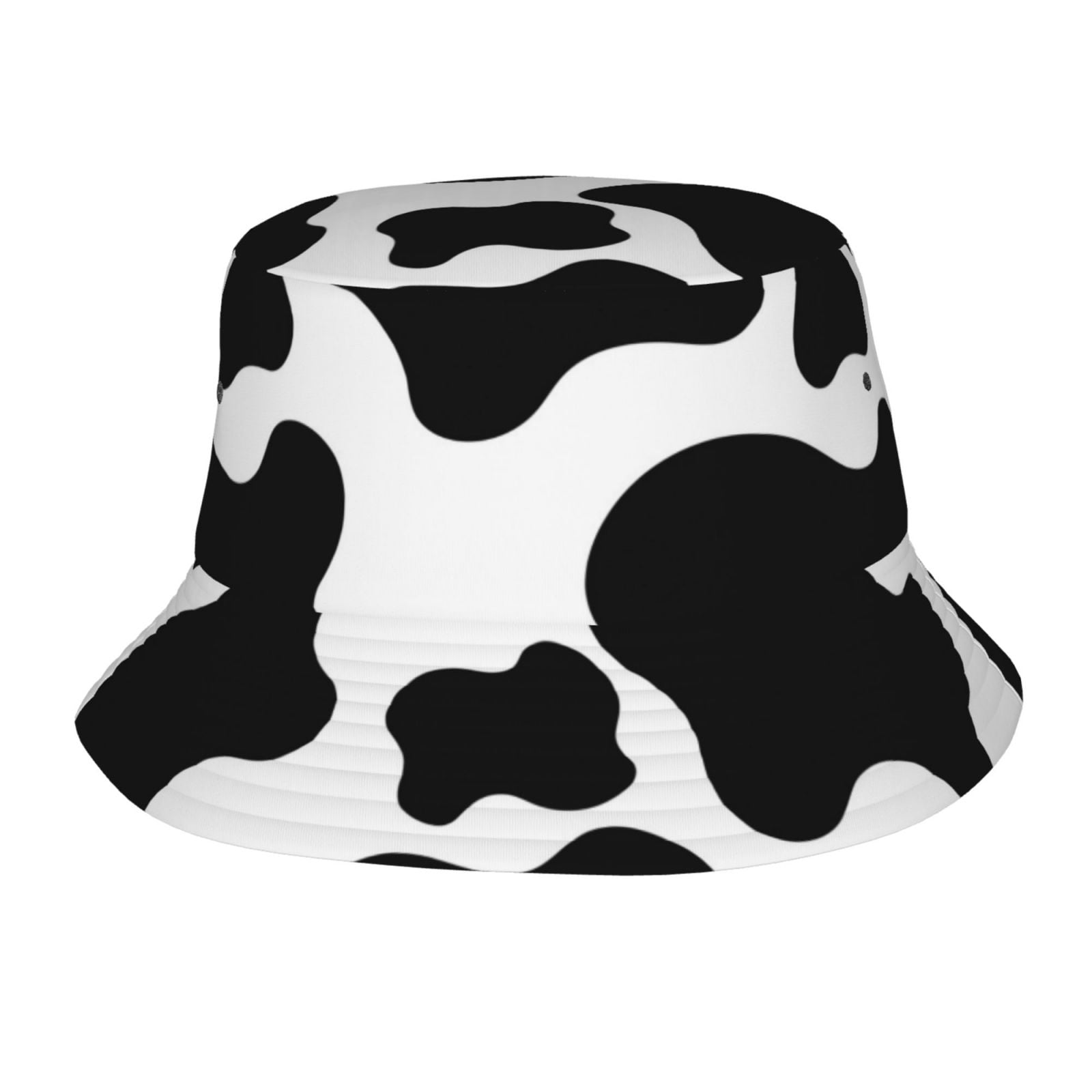 Sun Hats for Women and Men cow spots pattern Packable Bucket Hat, Sun ...