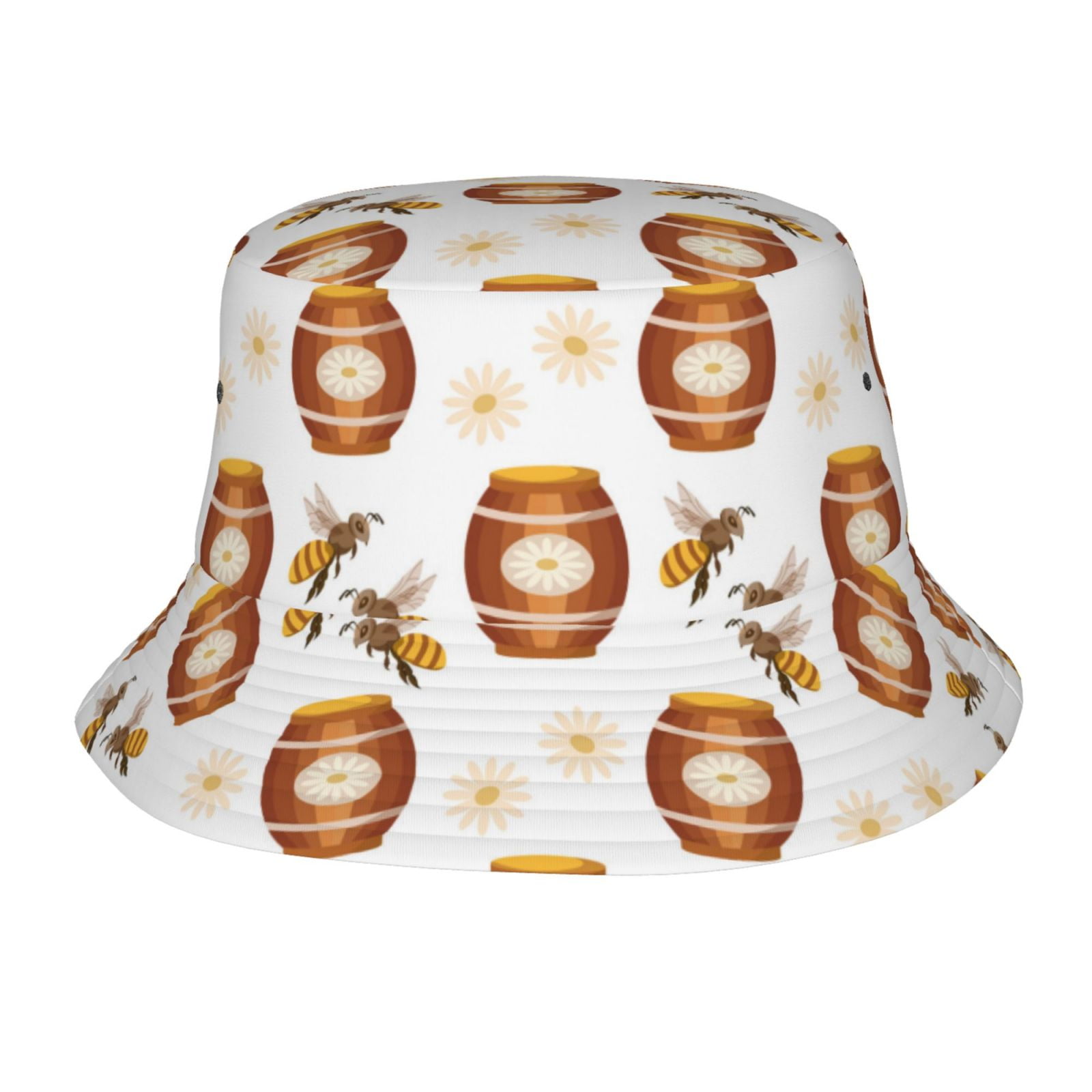 Sun Hats for Women and Men cute honey bees flowers print Packable ...
