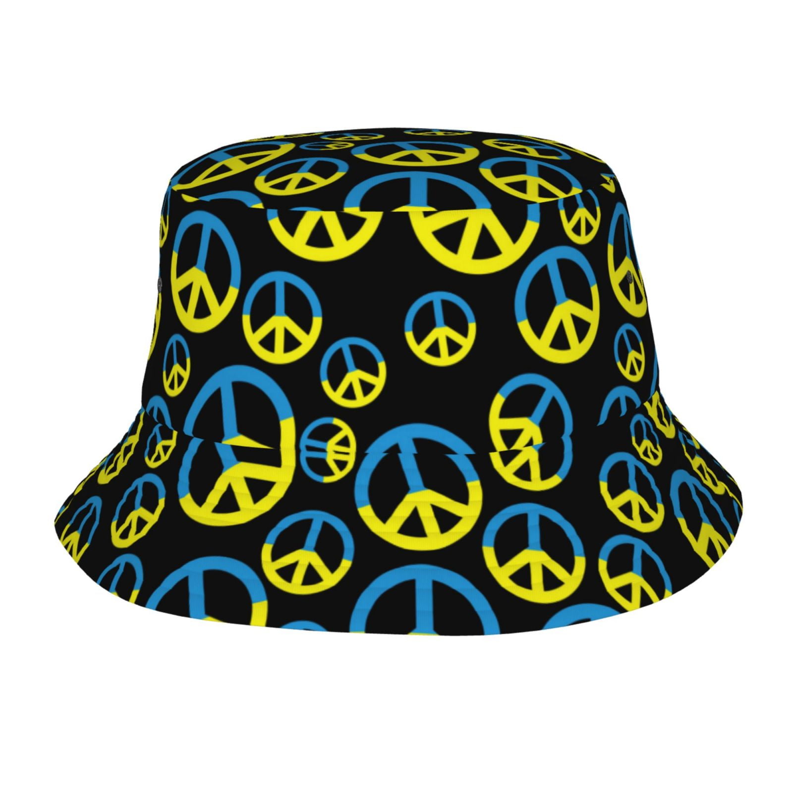 Sun Hats for Women and Men peace sign flag Packable Bucket Hat, Sun ...