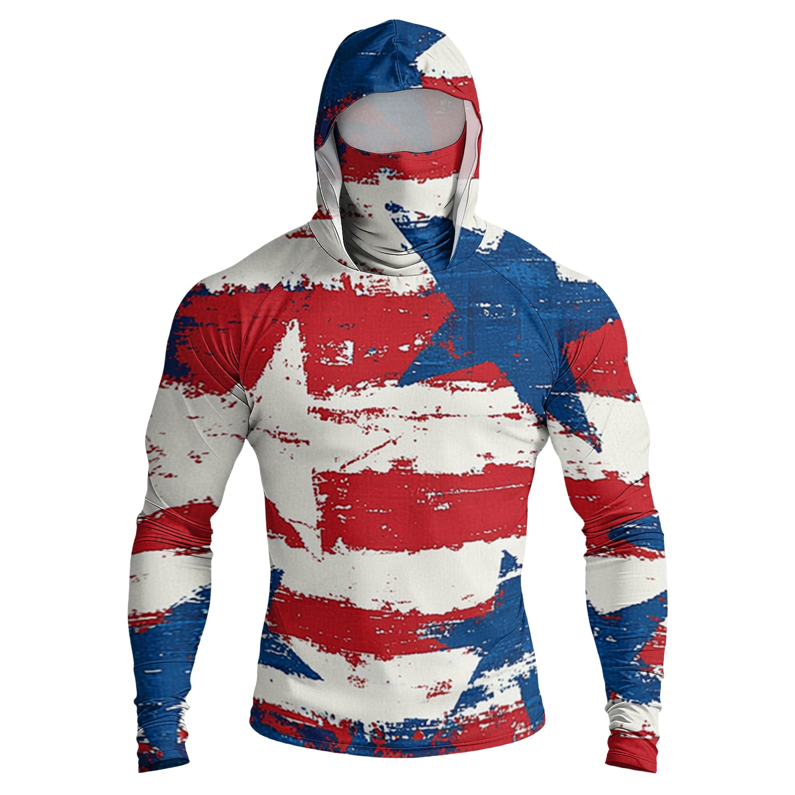 Sun Hoodie Men Upf 50+ Sun Protection Uv Long Sleeve Sun Shirt ...