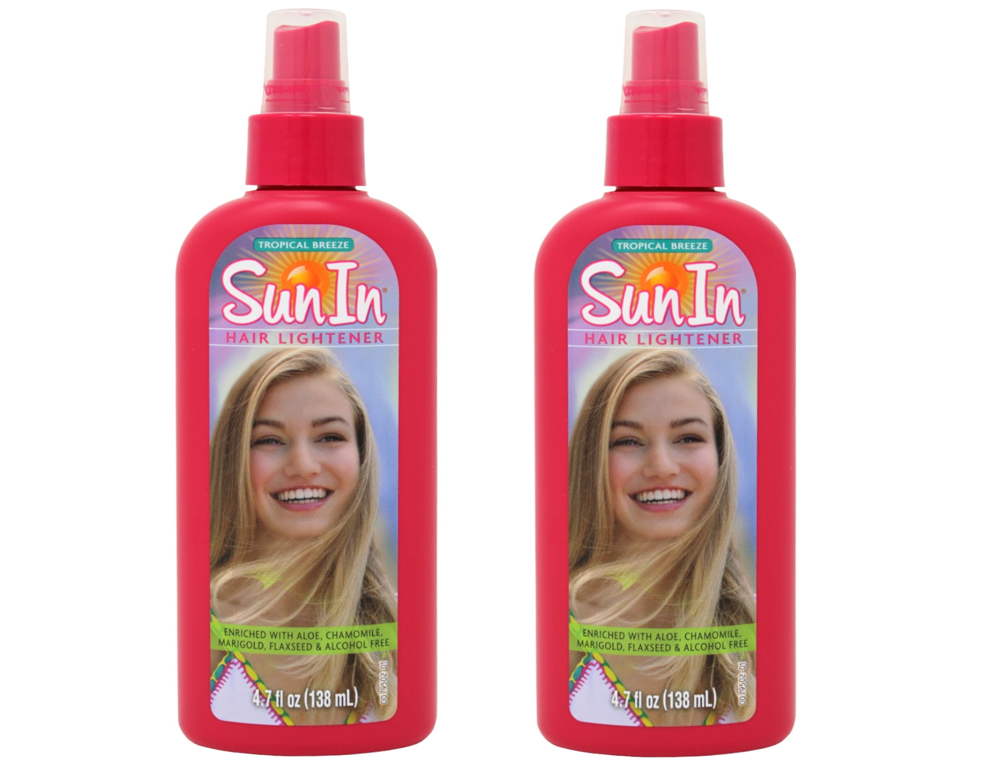 Sun-In Hair Lightener Spray, Tropical Breeze 4.70 oz (Pack of 2 ...