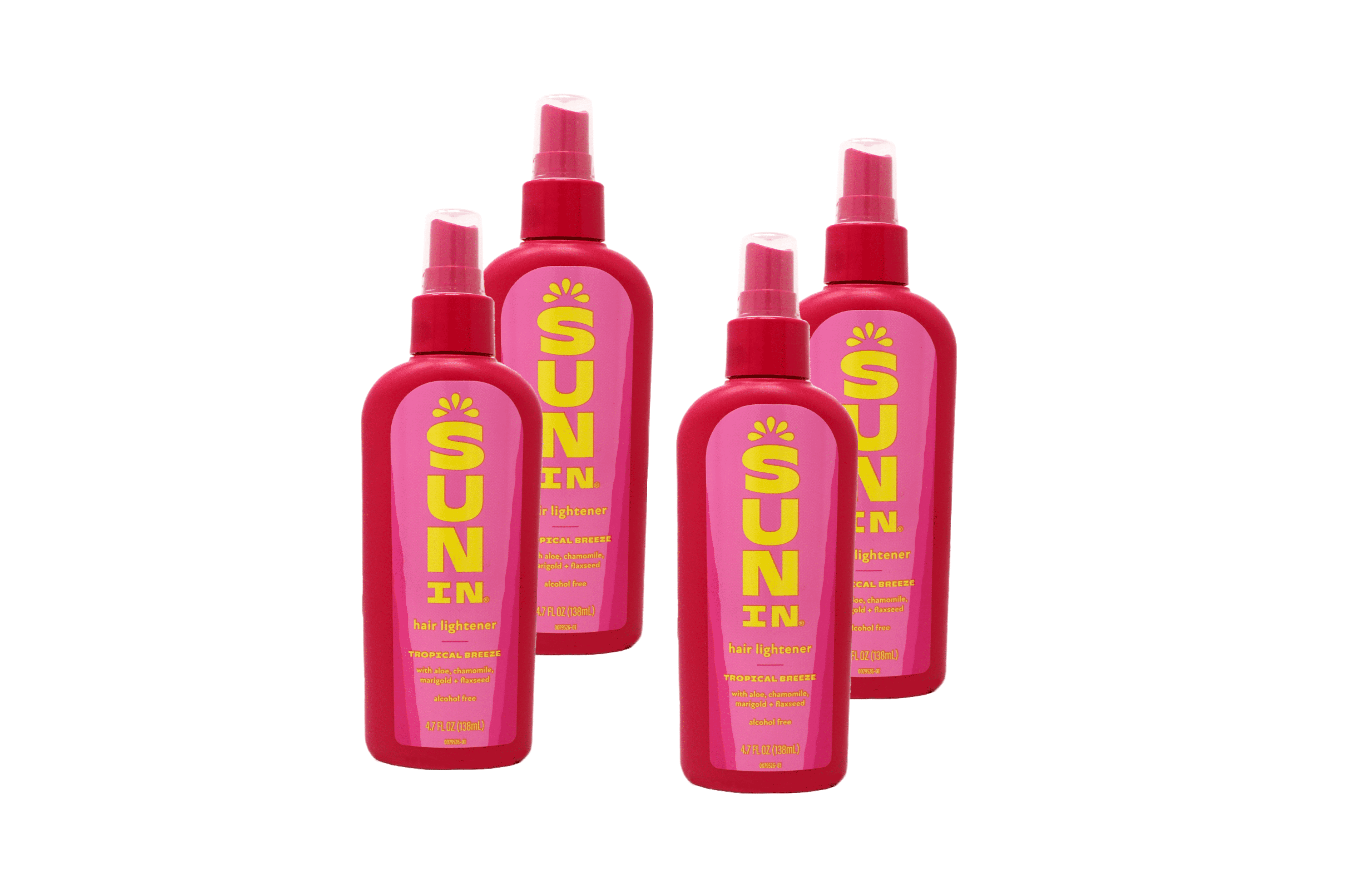 Sun-In Hair Lightener, Tropical Breeze 4.7 fl oz (Pack of 4) - Walmart.com