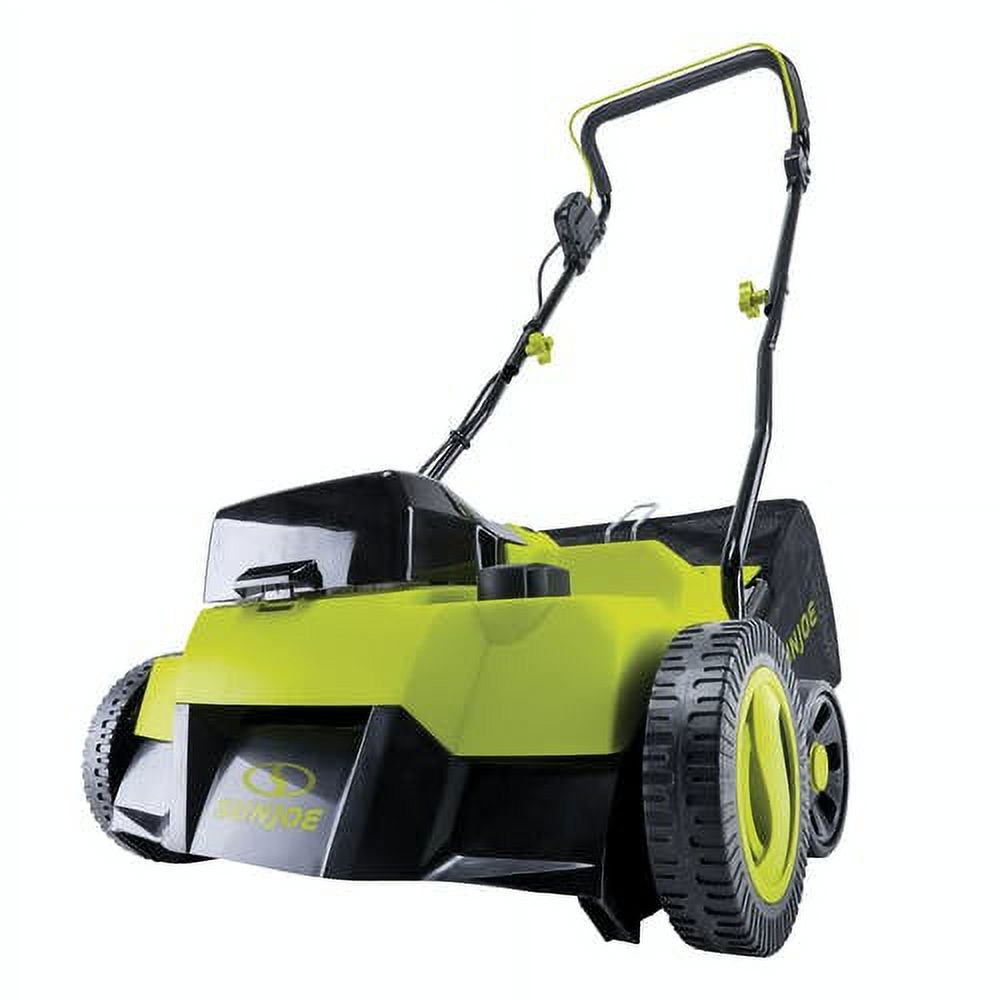Sun Joe Cordless 14" Brushless Dethatcher + Scarifier, 5 Positions ...