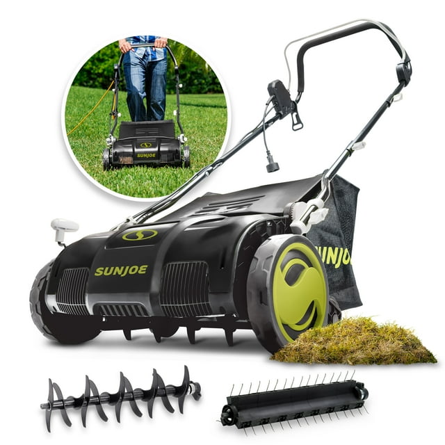 Open Box Sun Joe 13 Amp Electric Dethatcher and Scarifier with ...