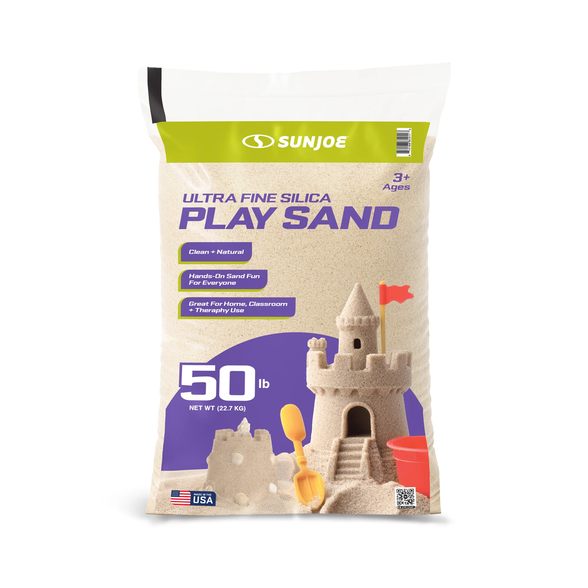 Sun Joe Ultra Fine Silica Play Sand for Sandboxes and Sensory Tables ...