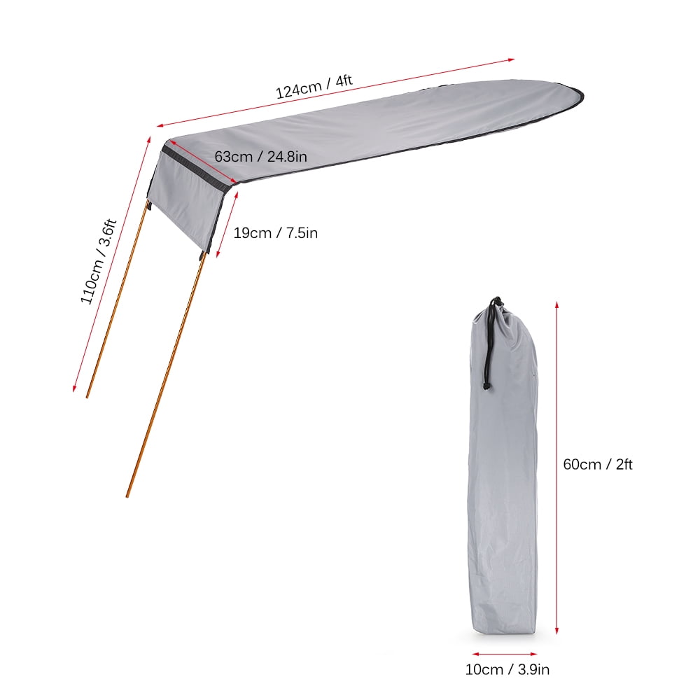 Sun Kayak Boat Canoe Sun Shade Canopy For Single Person - Walmart.com