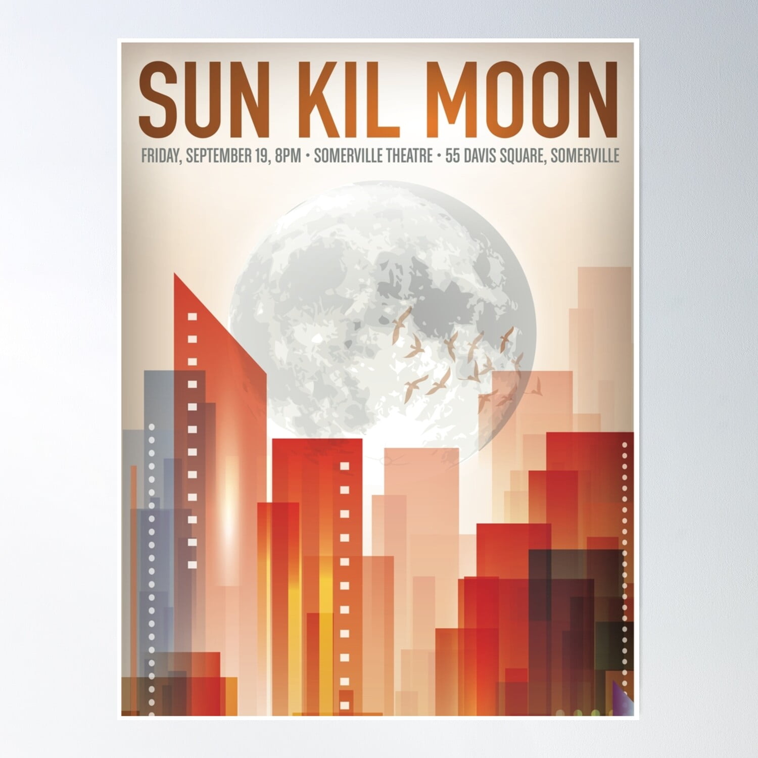 Sun Kil Moon Poster Poster Wall Art, Modern Wall Decor, 24x36 UNFRAMED ...